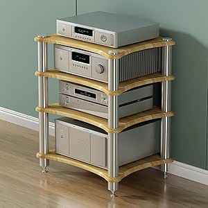 Amazon.com: LSMKKA Heavy Duty Audio Component Rack, 85cm High Amplifier ...