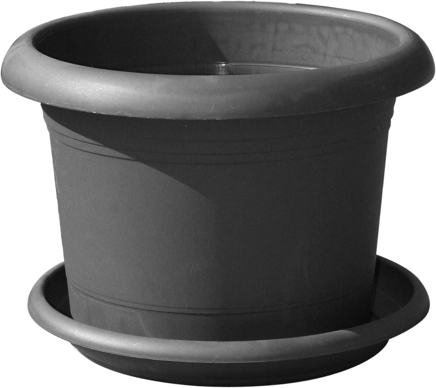 Greemotion Oliver 616072 Plant Pot 40 cm Anthracite : Amazon.co.uk: Garden
