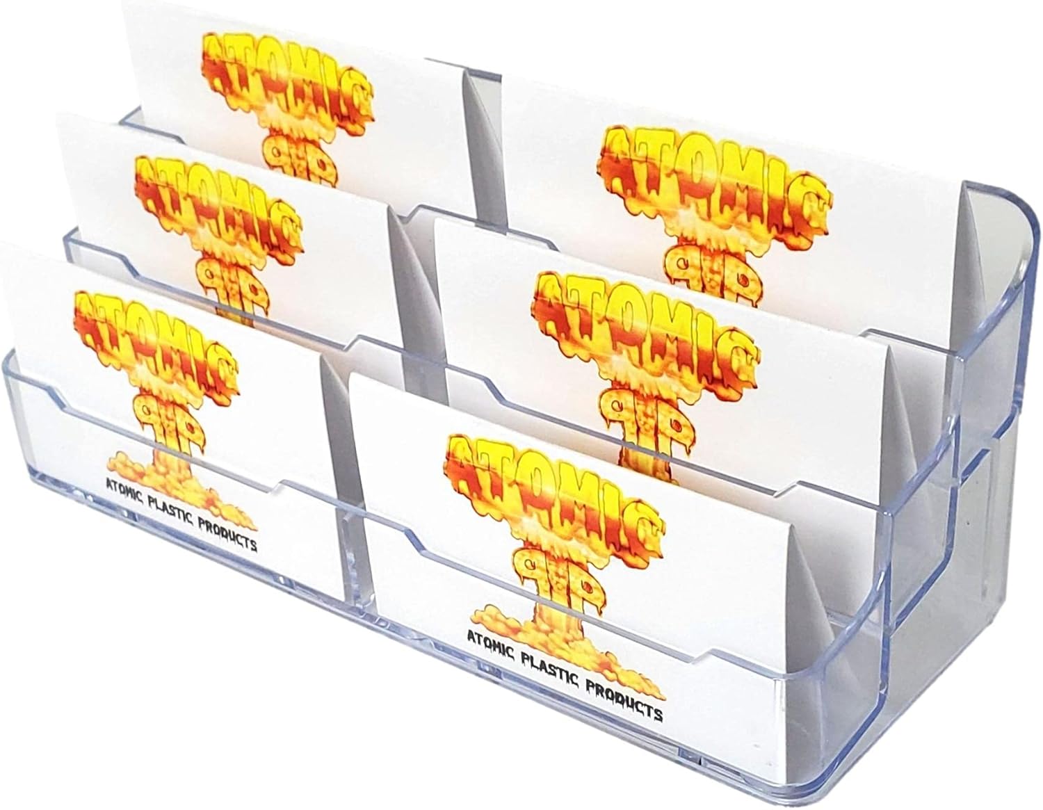 Amazon.com : ATOMIC PLASTIC PRODUCTS Countertop Display Stand 6 Pocket ...