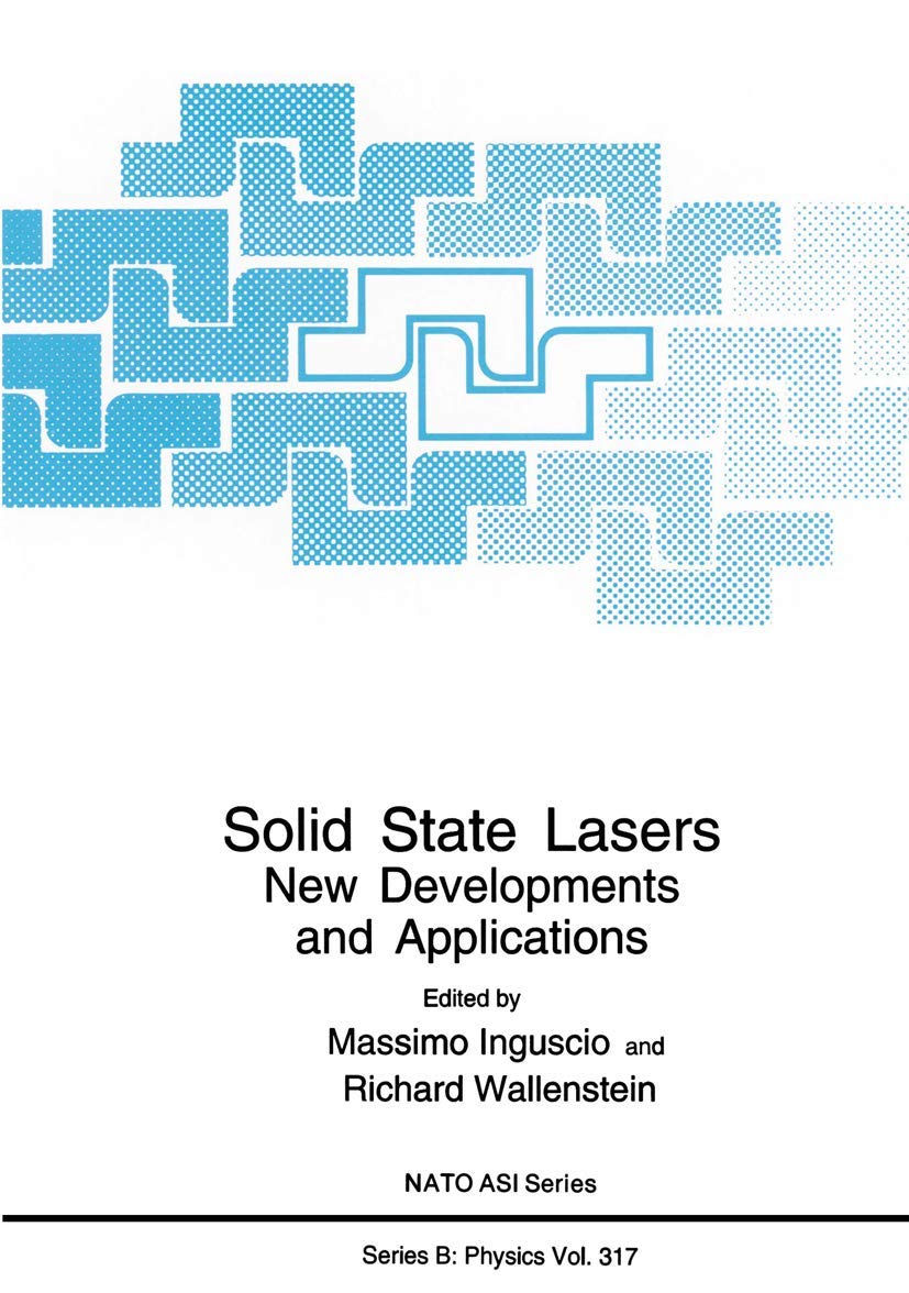 Amazon.com: Solid State Lasers: New Developments and Applications (NATO ...