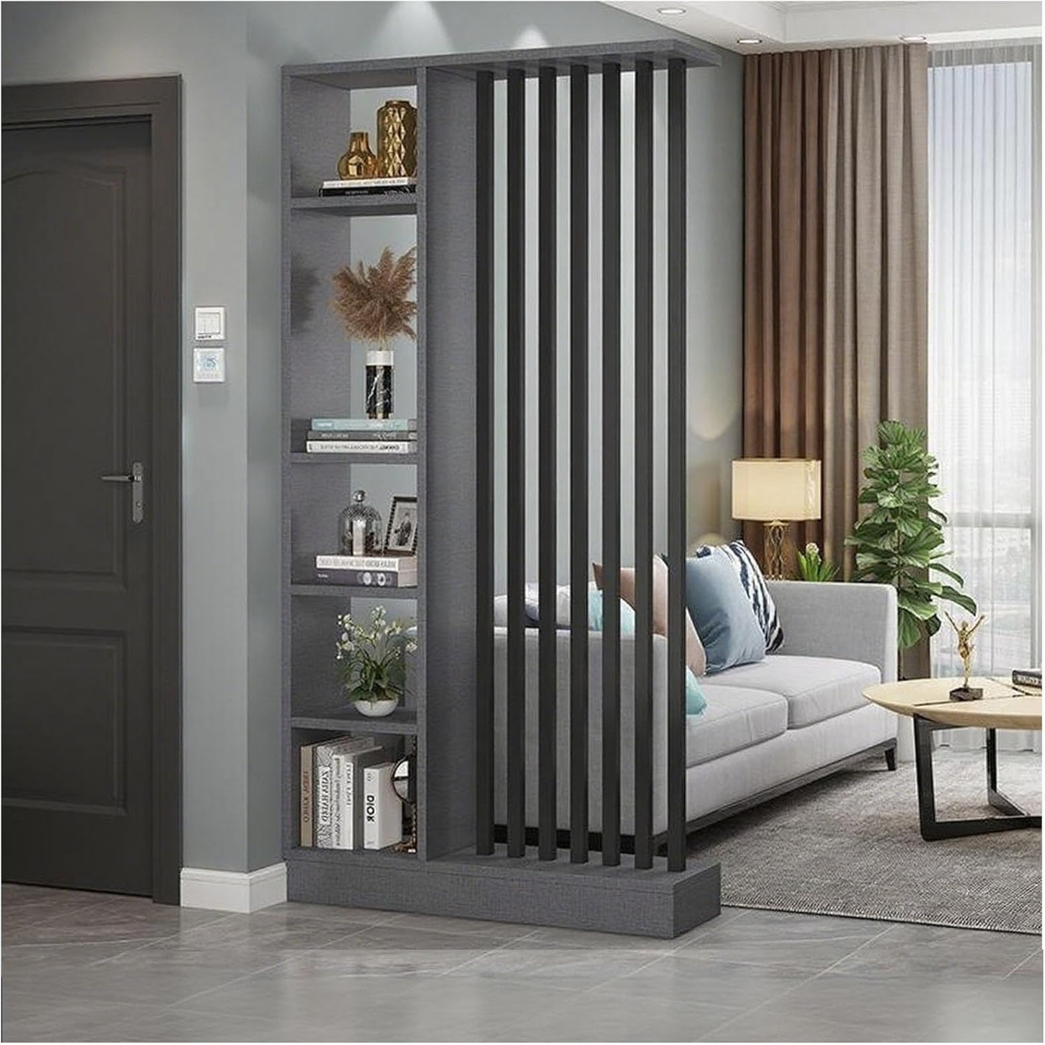 Amazon.com: Entrance Hall Partition Screen Column Floor to Ceiling ...