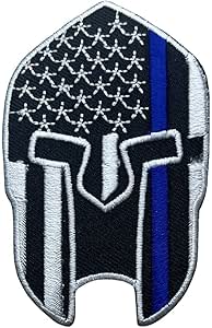 Amazon.com: Blue Knight Thin Line Law Enforcement 3 Inch Patch Pw ...
