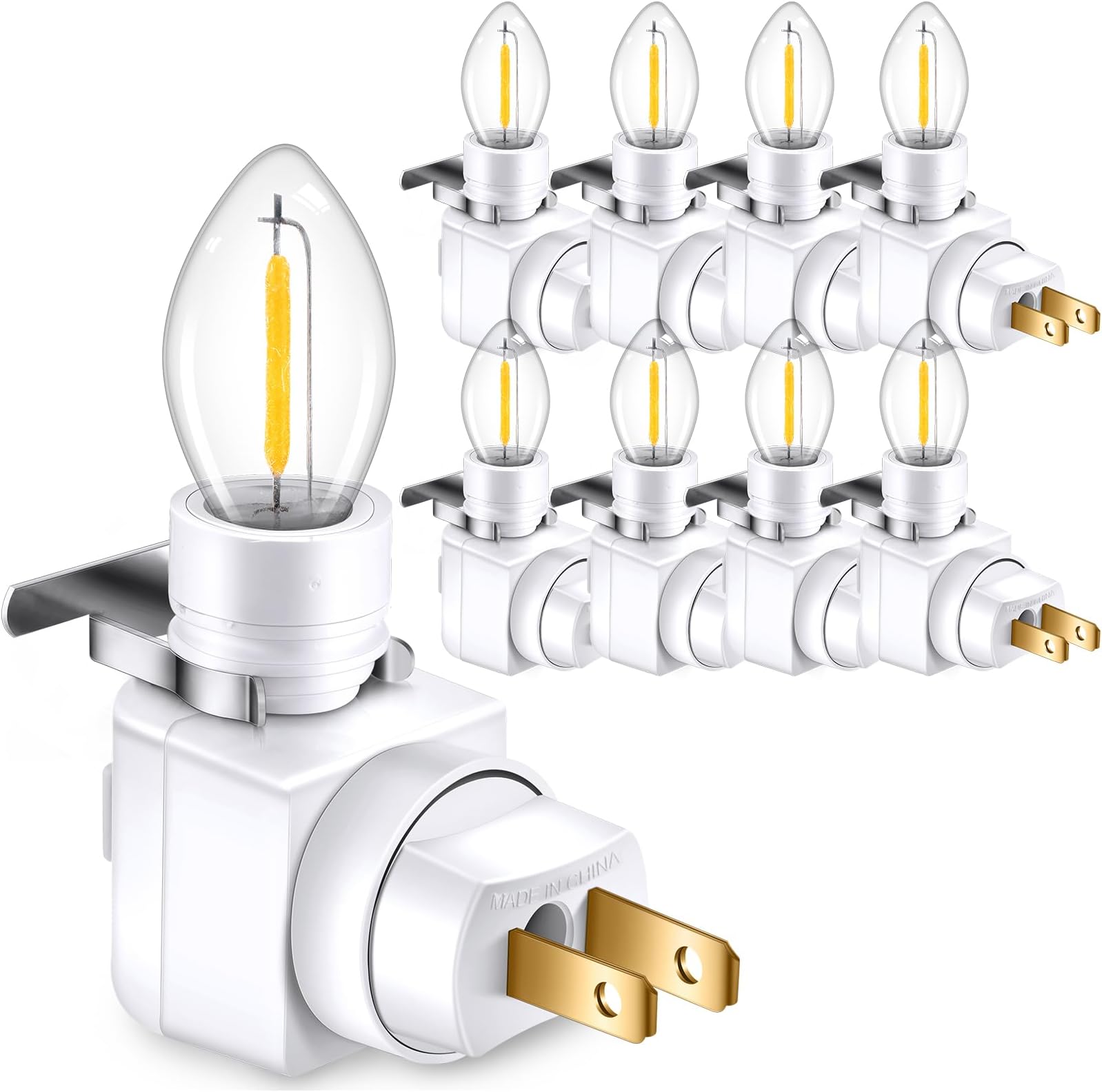 Creative Hobbies Plug in Night Light Module Includes 4 Watt Bulb, Ivory ...