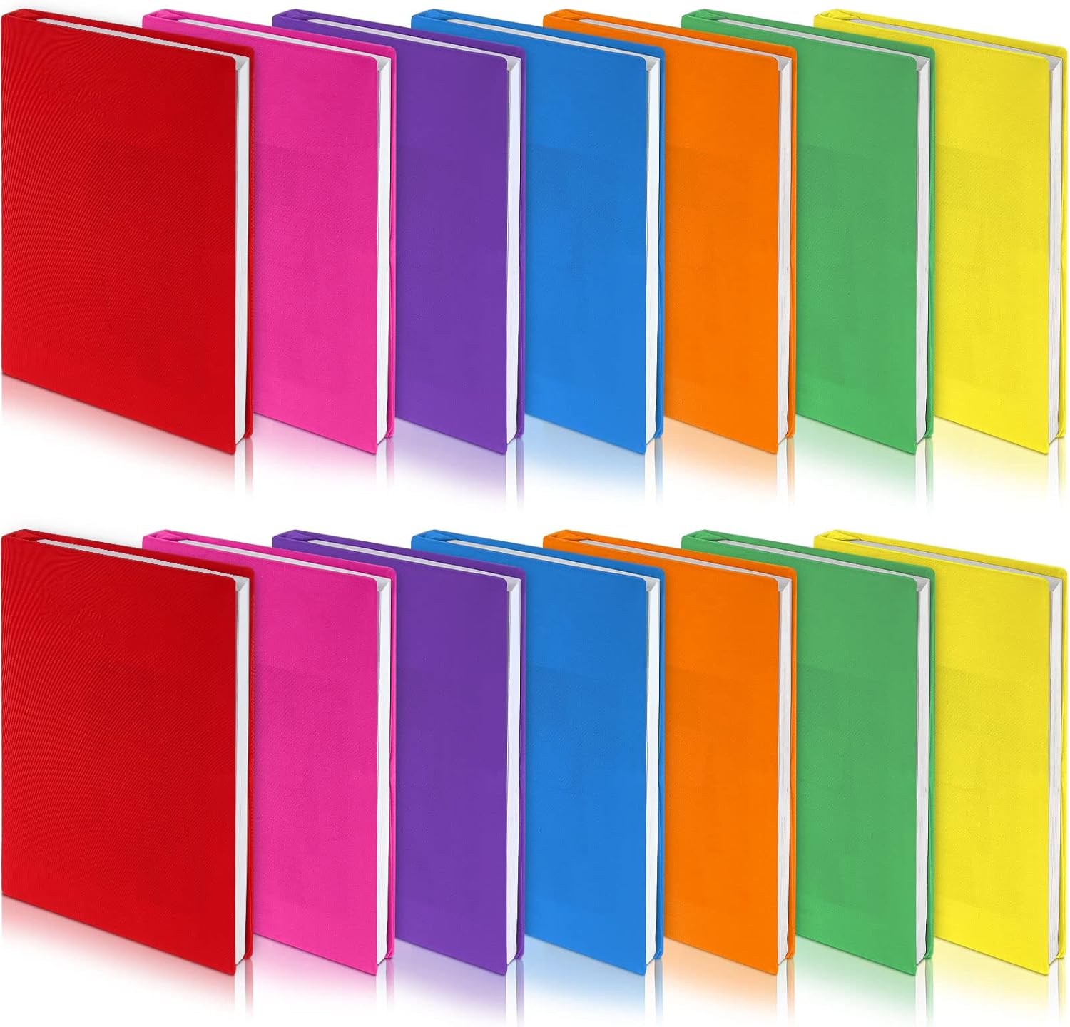 Amazon.com: Sherr 14 Pcs Jumbo Book Covers Stretchable Book Covers ...