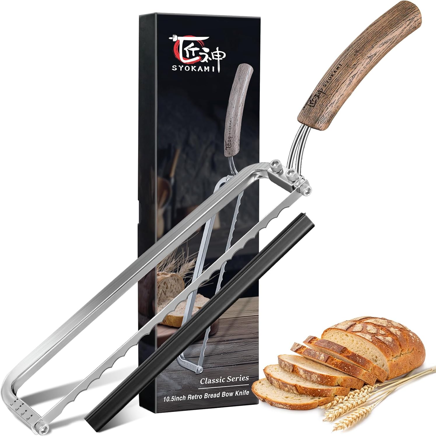 SYOKAMI 2025 Upgrade Bread Knife for Homemade Bread, World's 1st Real ...