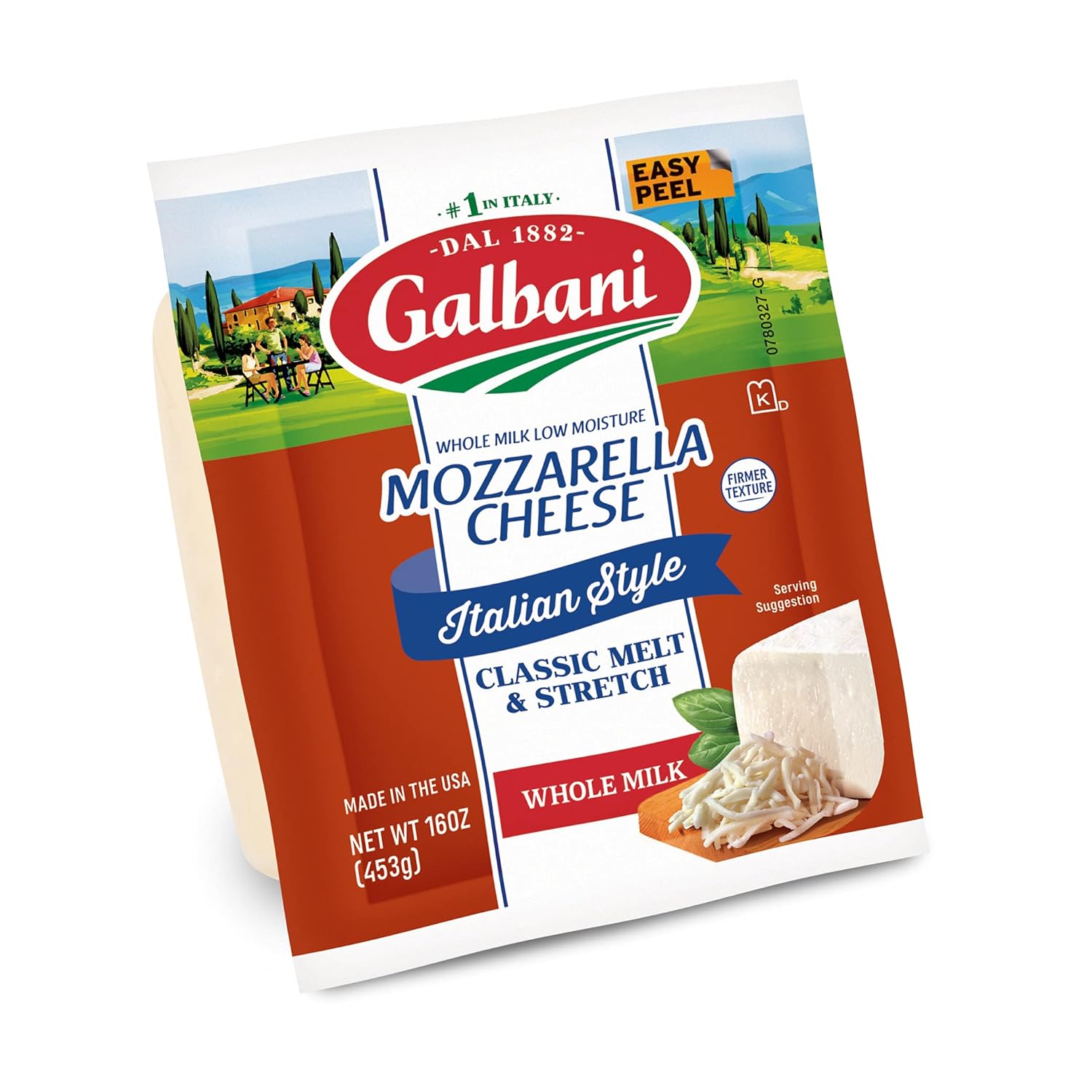 Amazon.com: Galbani, Whole Milk Low-Moisture Mozzarella, 16 oz ...