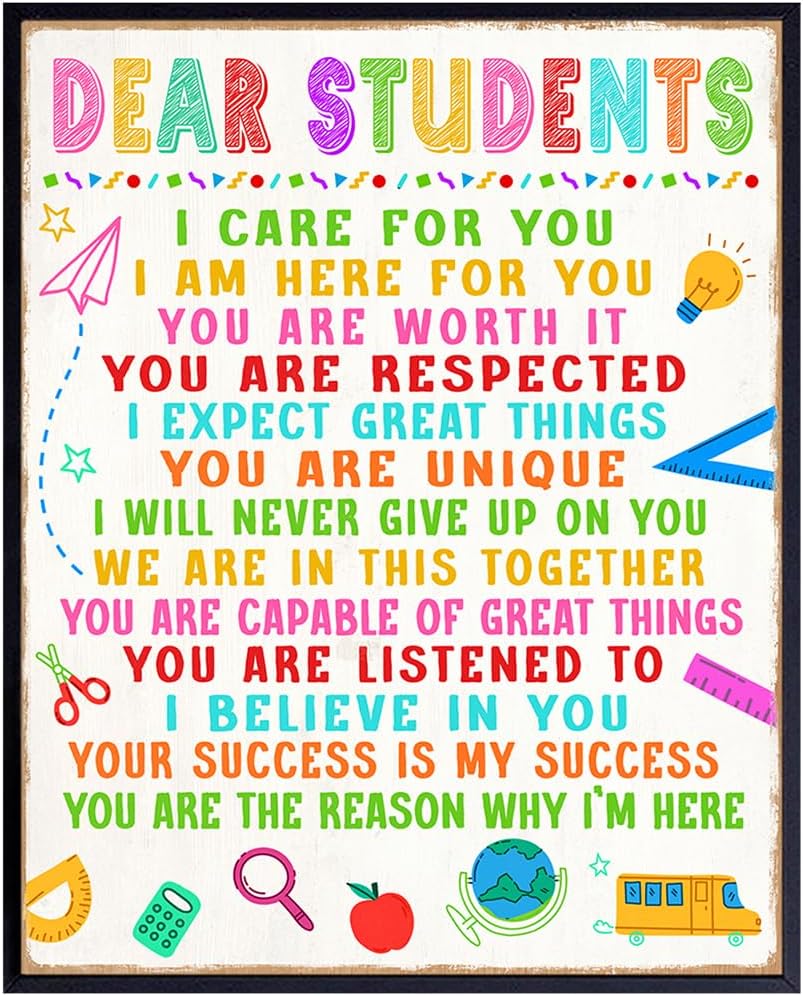 Amazon.com: Kids Preschool Kindergarten Classroom Decor - Teacher Gifts ...