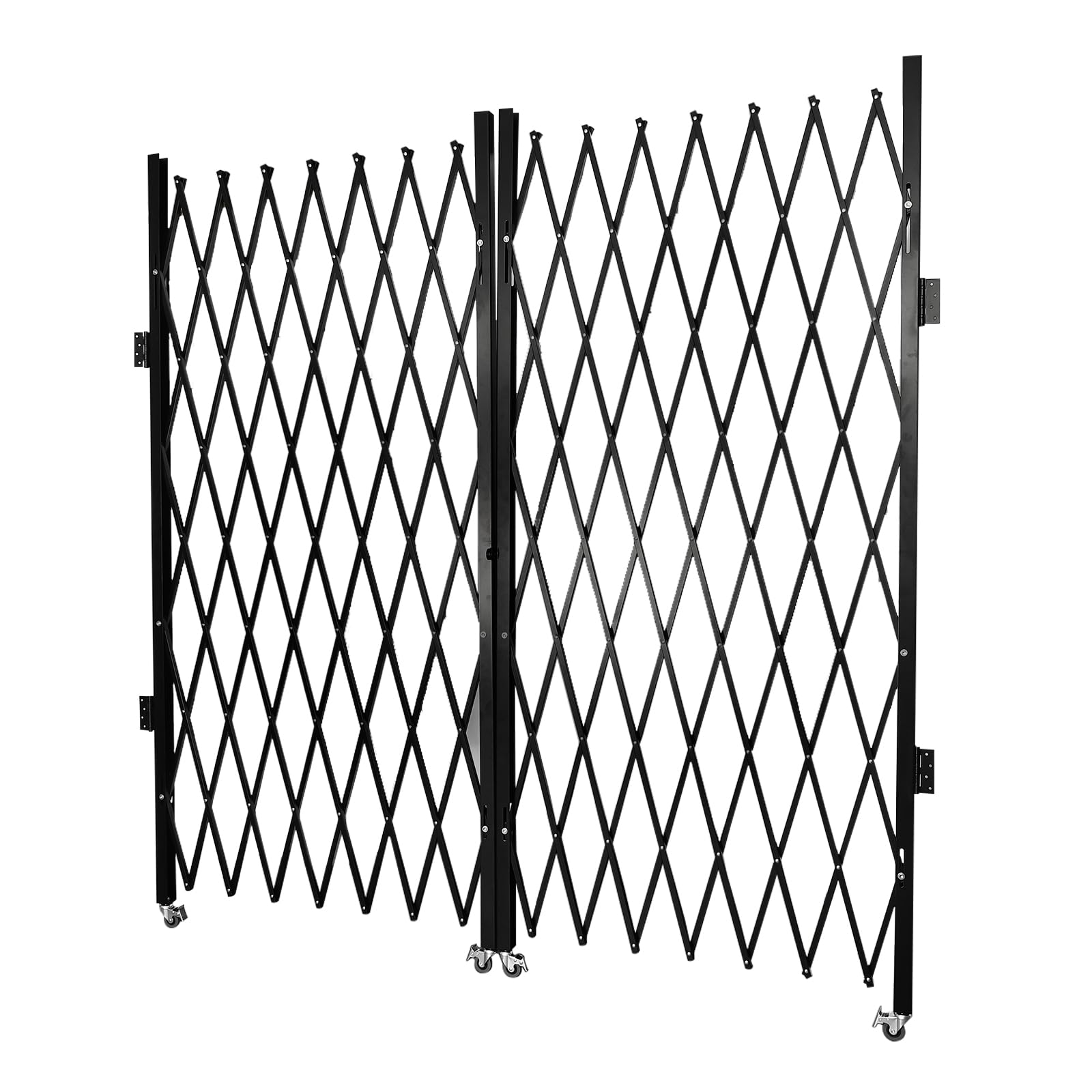 Amazon.com: Double Folding Security Gate, 6-1/2' H x 12' W Security ...