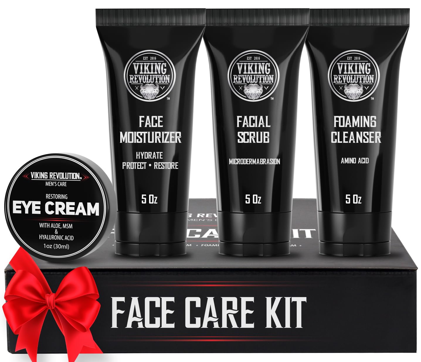 Viking Revolution - Mens Skin Care Kit - Mens Facial Care Kit ...