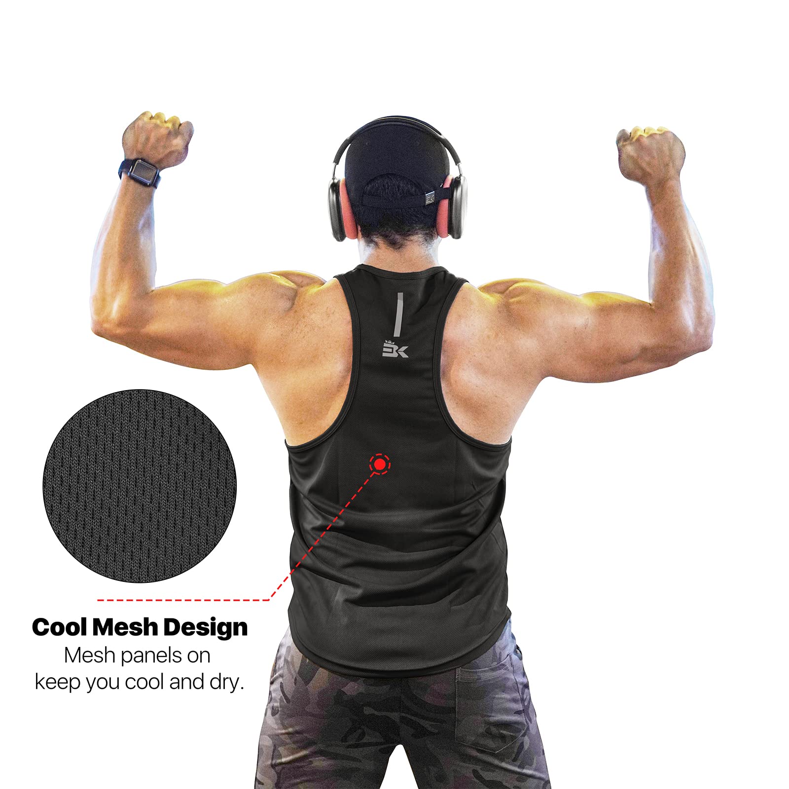 Snapklik.com : BROKIG Mens 2 Pack Lightweight Stringer Tank Tops ...