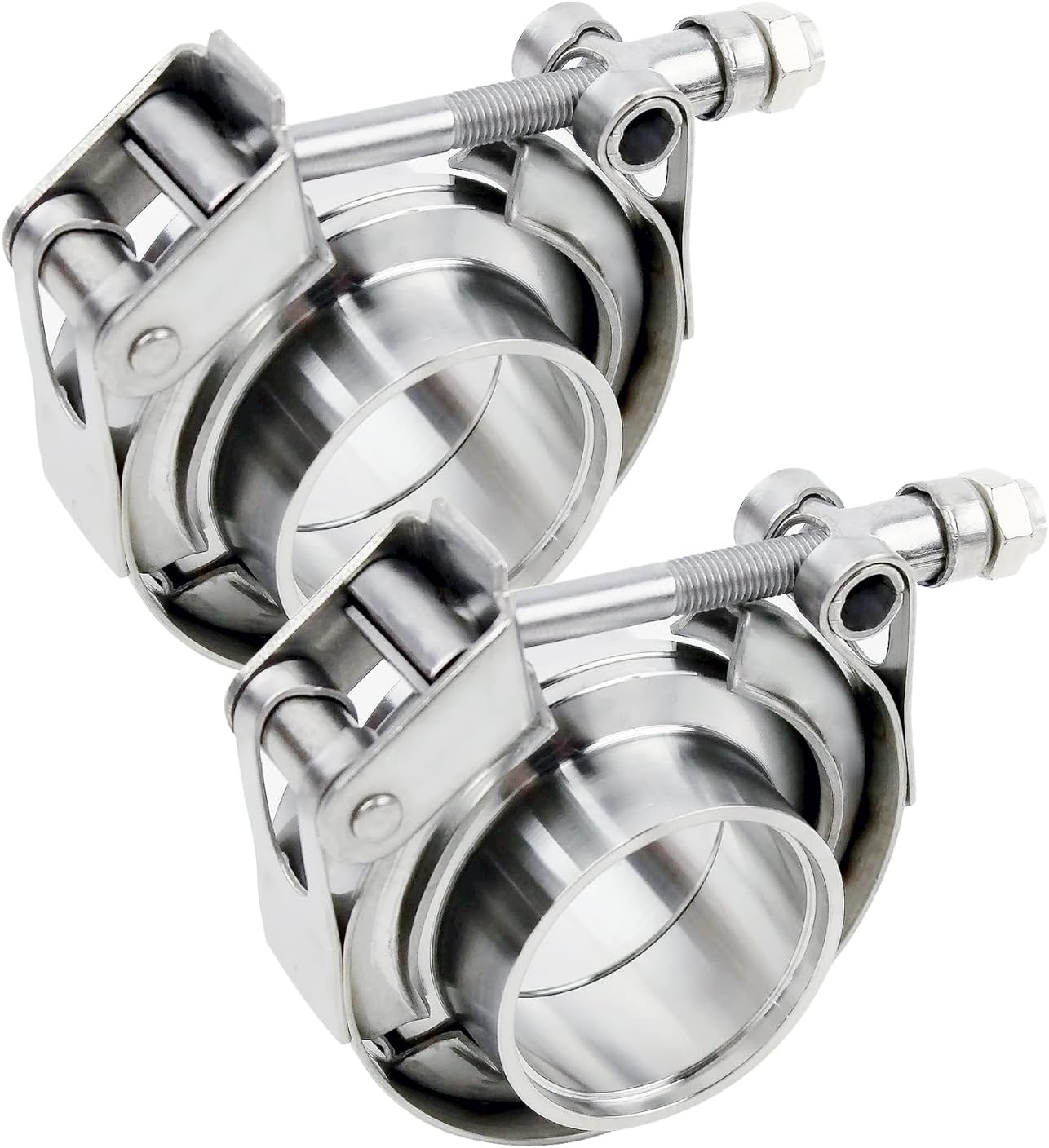Amazon.com: ROADFORMER 2 inch V Band Clamp - 2 sets of Quick Release ...