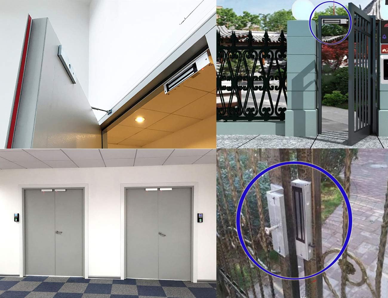 Buy Mageway Waterproof 12VDC 24VDC Heavy Duty Magnetic Door Lock Gate ...