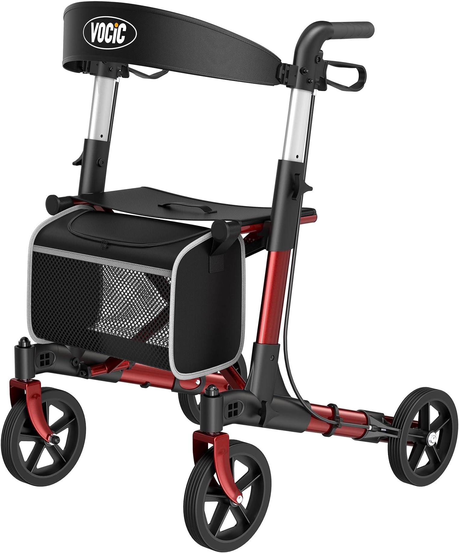 Amazon.com: VOCIC Walkers-for-Seniors-with-Seat, Lightweight-Rollator ...