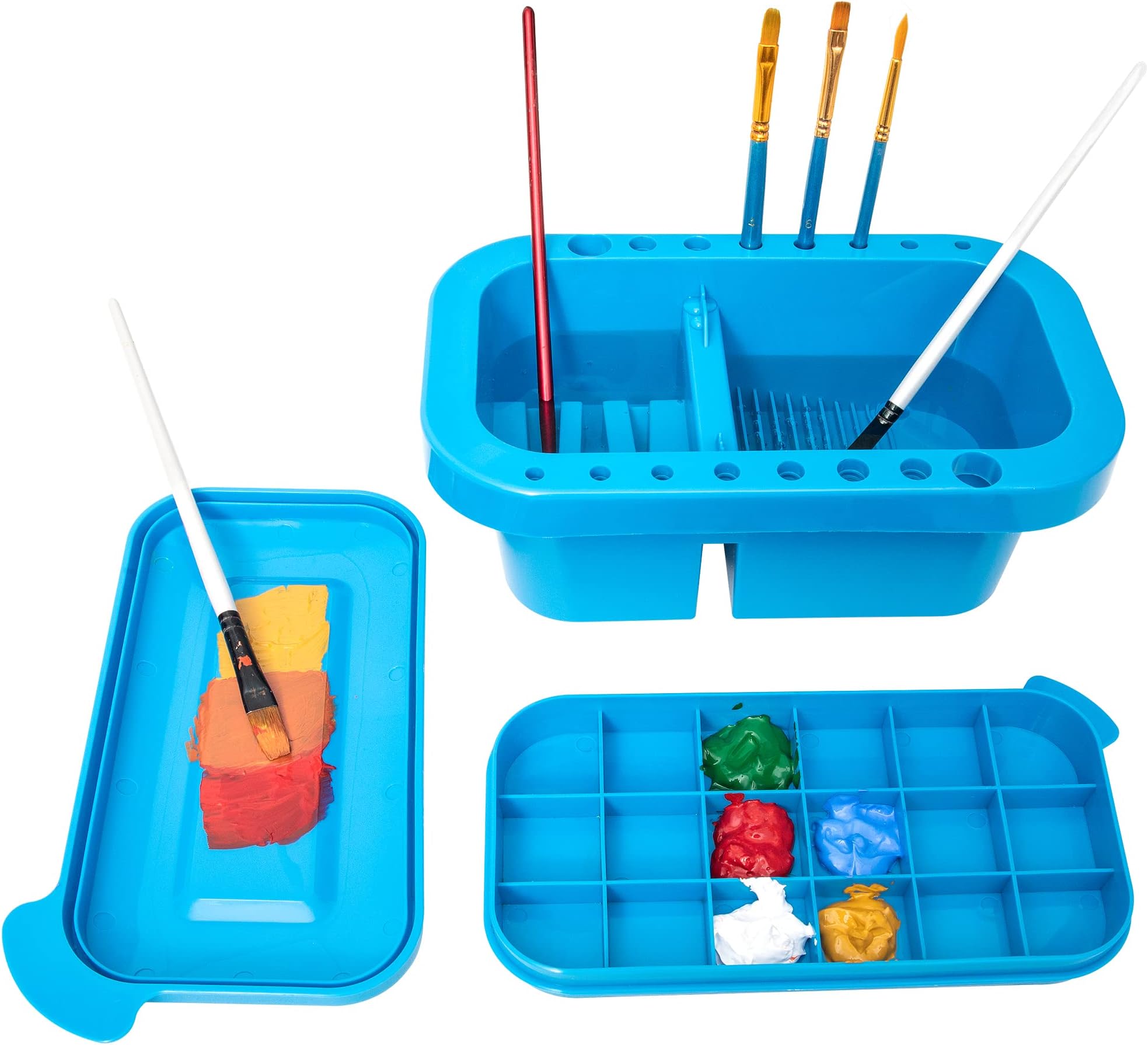 Amazon.com: GAMENOTE Paint Brush Cleaner - Paint Brush Holder with ...
