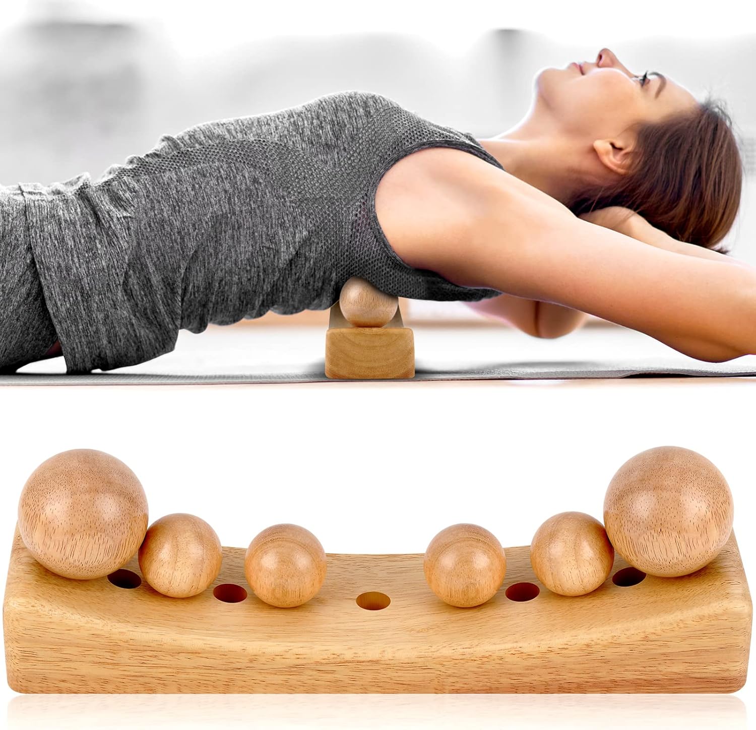 Amazon.com: Muscle Psoas Release Tool Wooden Muscle Release Tool ...