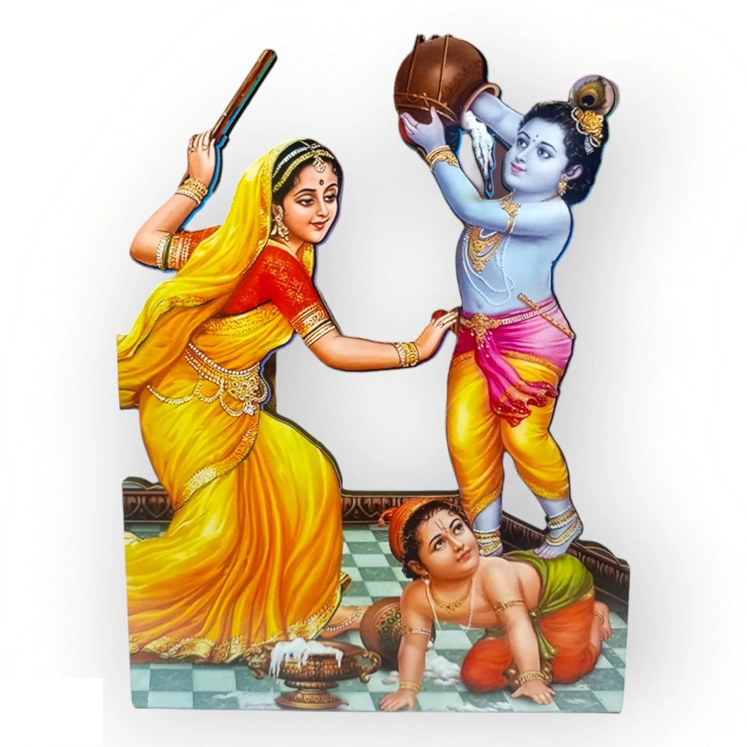 Buy FIRMUS Yashoda Maa Binding Little Krishna Decorative Showpiece Idol ...