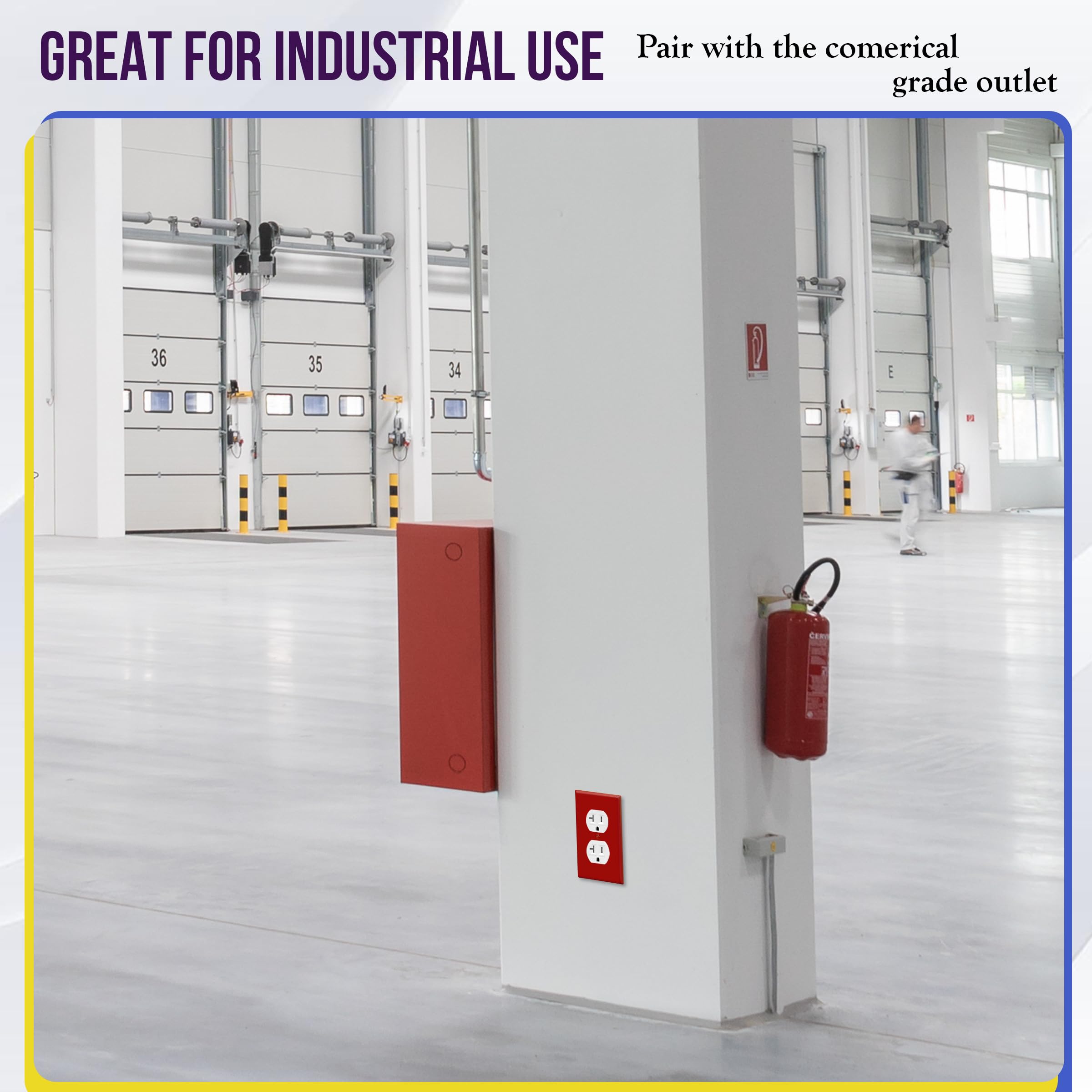Snapklik.com : Duplex Receptacle Outlet Wall Plate, Electrical Outlet ...