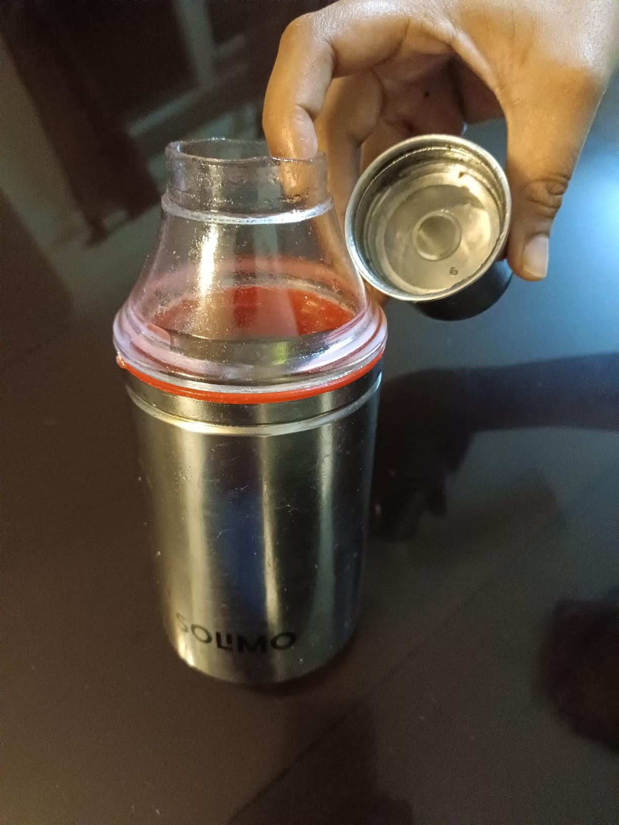 Amazon Brand - Solimo Stainless Steel Oil Dispenser, 750ml : Amazon.in ...