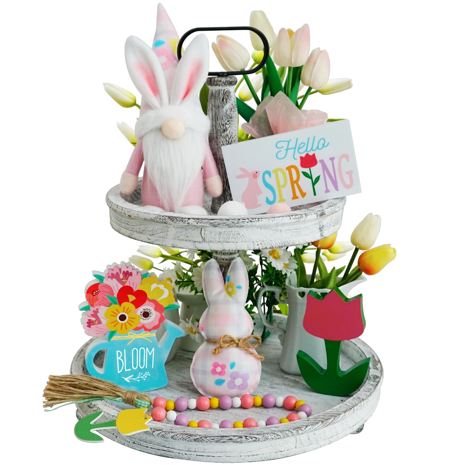 Amazon.com: CRCZK Spring Easter Decorations, 6PCS Easter Bunny Gnome ...