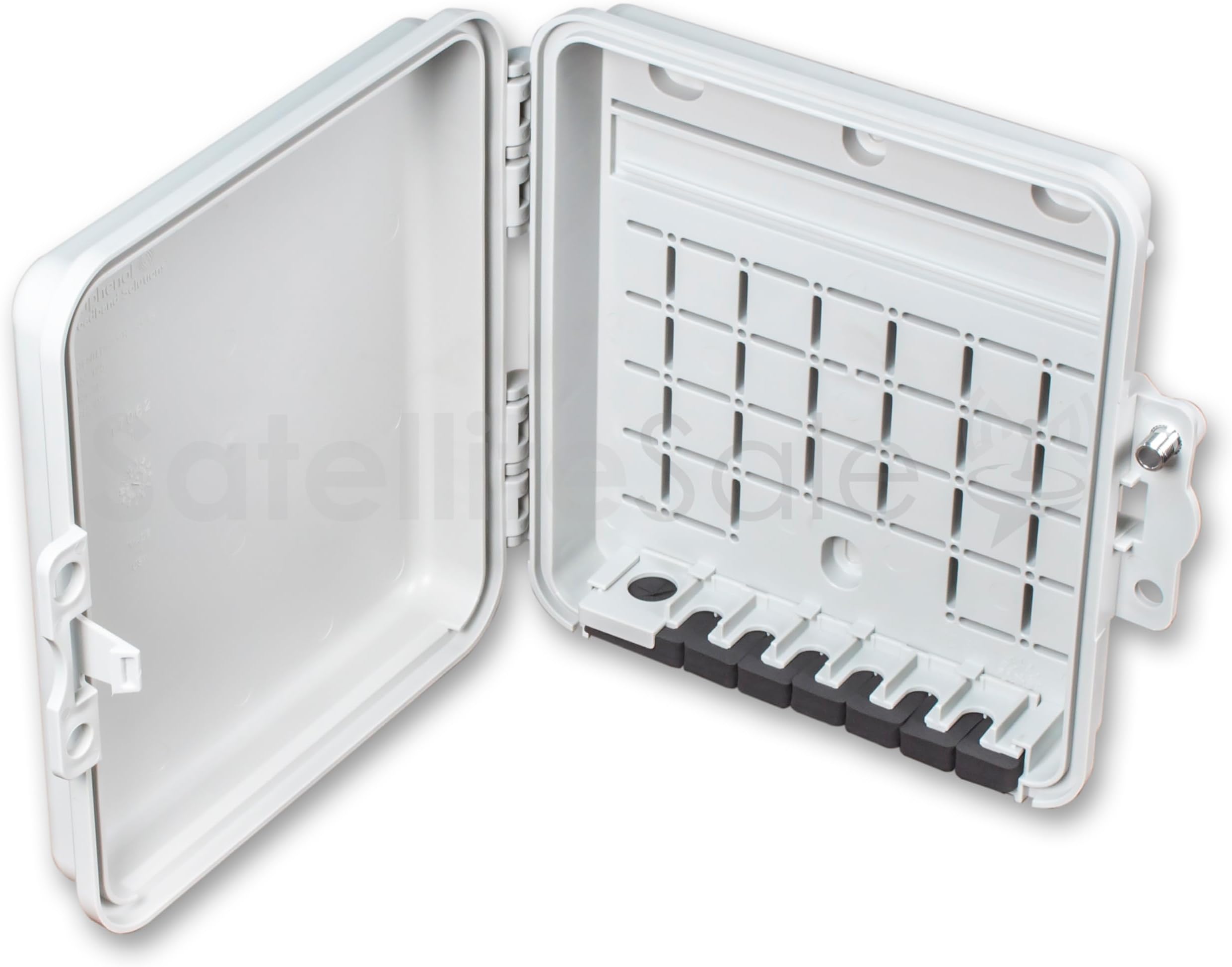 17"x10"x3" OUTDOOR CABLETEK ENCLOSURE PLASTIC GRAY CASE UTILITY CABLE ...