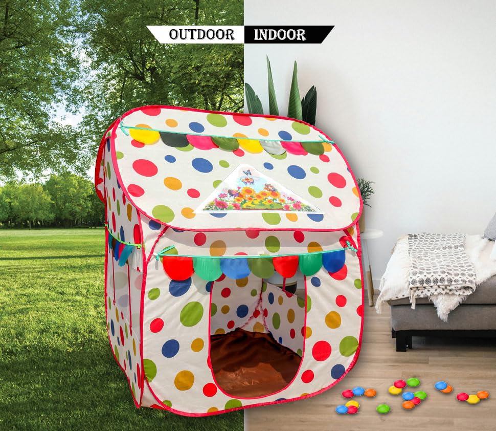 Homecute Foldable Pop Up Hut Type Kids Toys Play Tent House for Boys ...