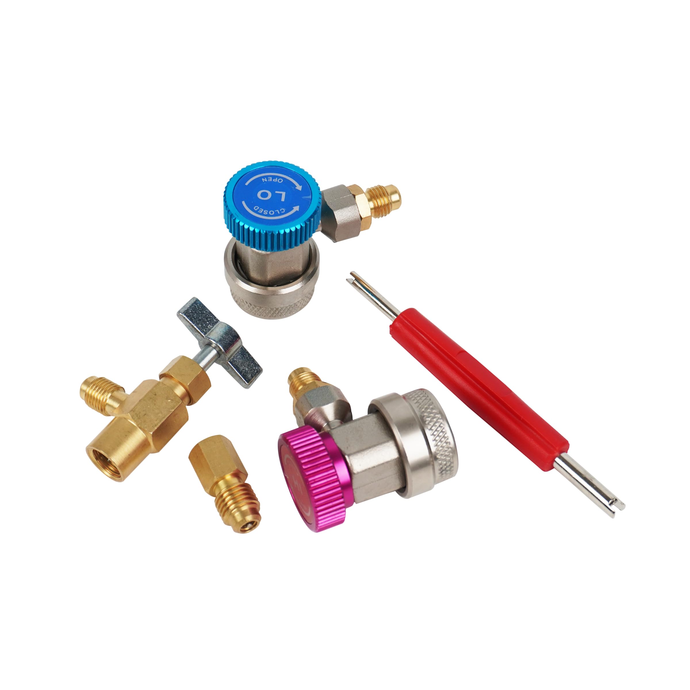 Snapklik.com : BACOENG R134a Can Tap And R134A Quick Coupler Adapters ...