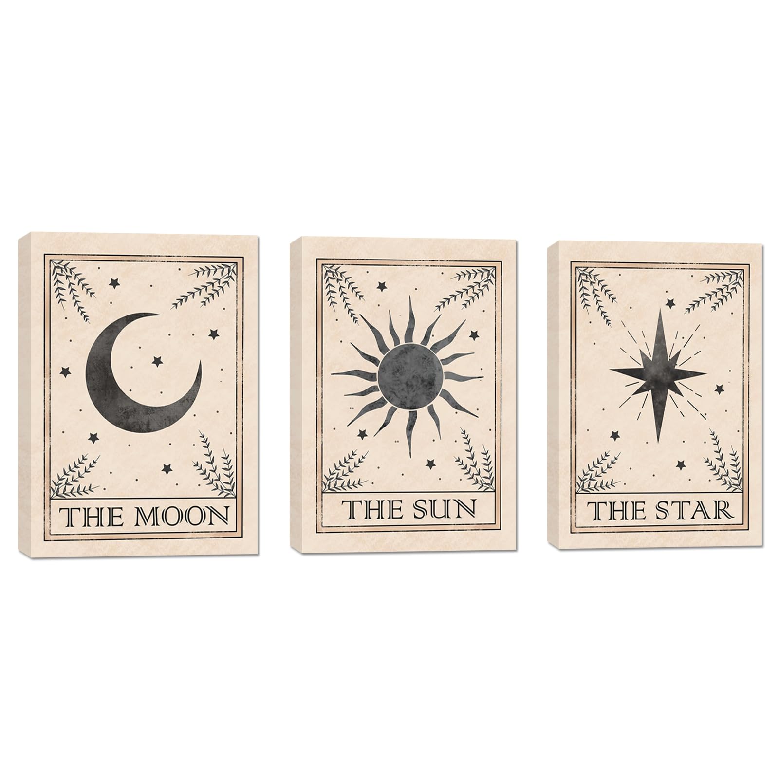 Moon And Stars Sun Art