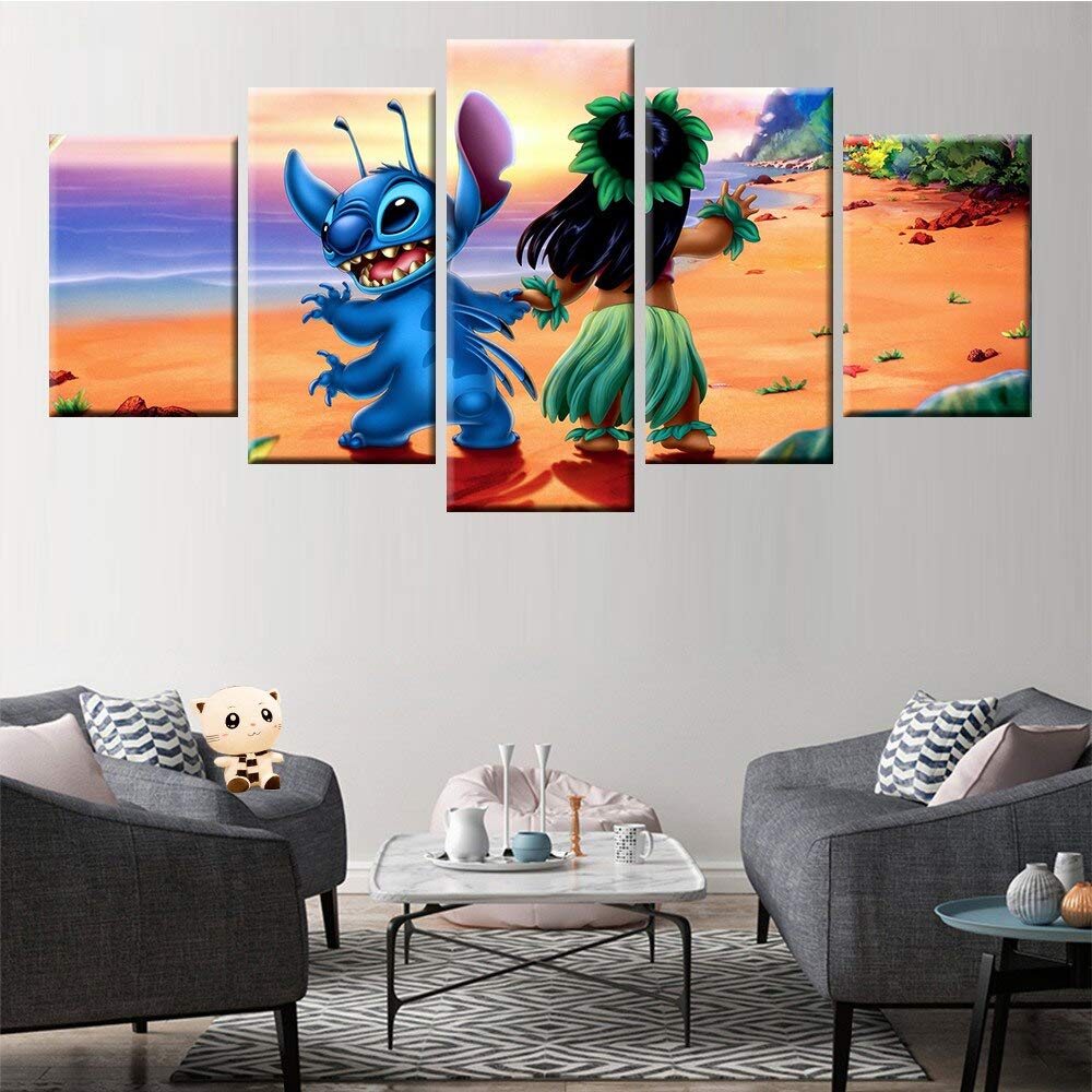 Lilo Stitch Canvas Painting Ideas Lilo And Stitch Drawing Step By Step