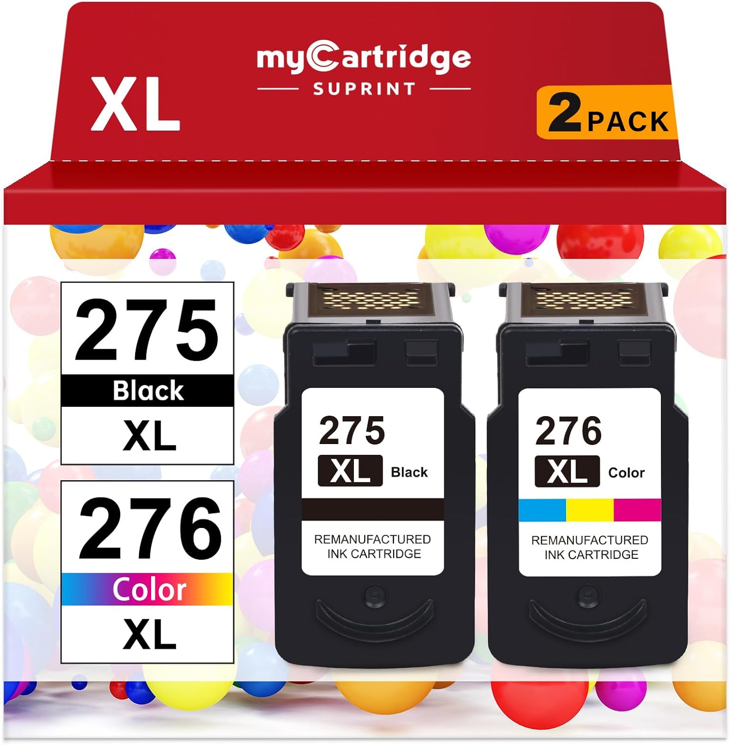 Amazon.com: PG-275XL/CL-276XL 275 and 276 Ink Cartridges Replacement for Canon Ink 275 and 276 ...