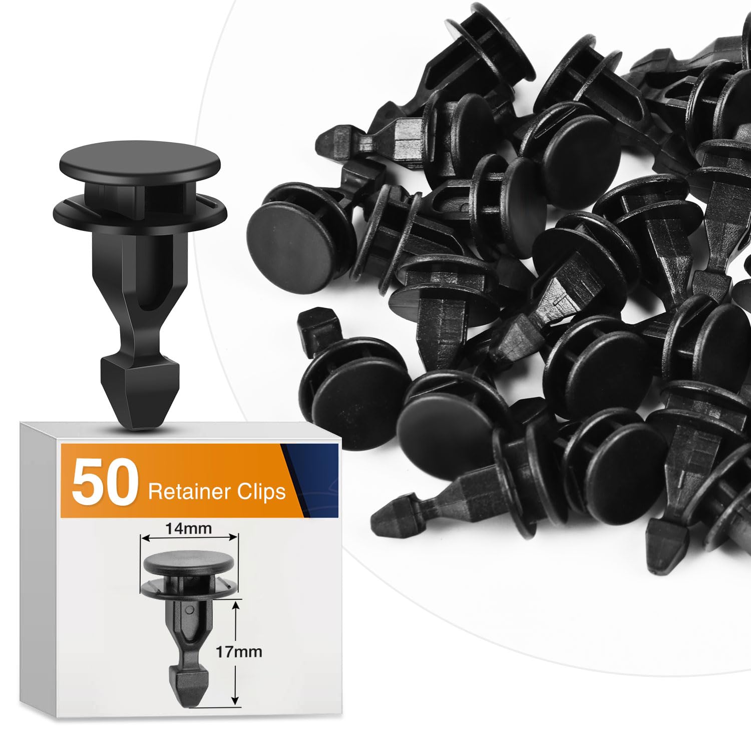 Snapklik.com : 50 Pcs Engine Cover Retainer Clip For Honda Acura OEM ...