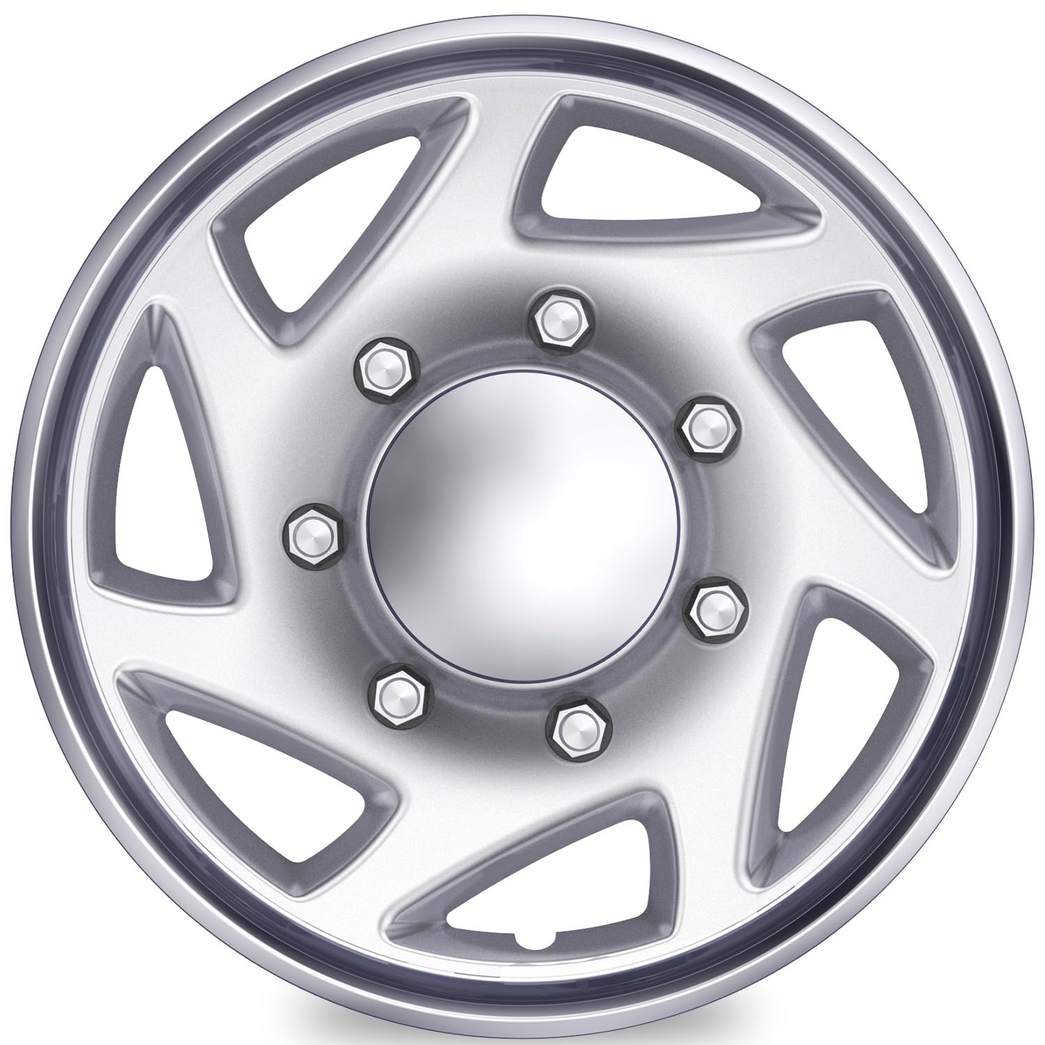 Amazon.com: 4-Pack Hubcaps Wheel Rim Covers Compatible with Ford Van ...