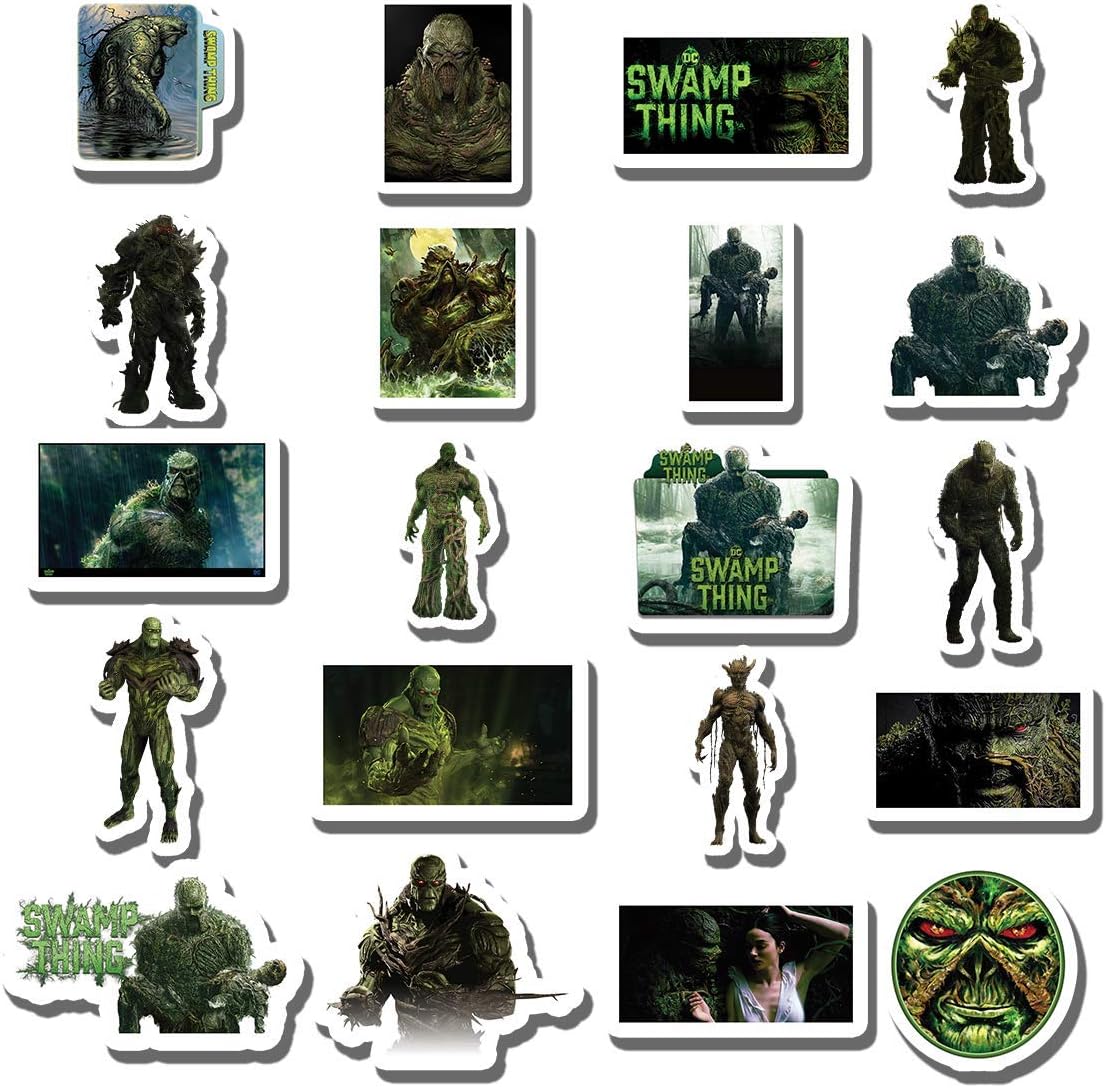 Amazon.com: 20 PCS Stickers Pack Swamp Aesthetic Thing Vinyl Colorful ...
