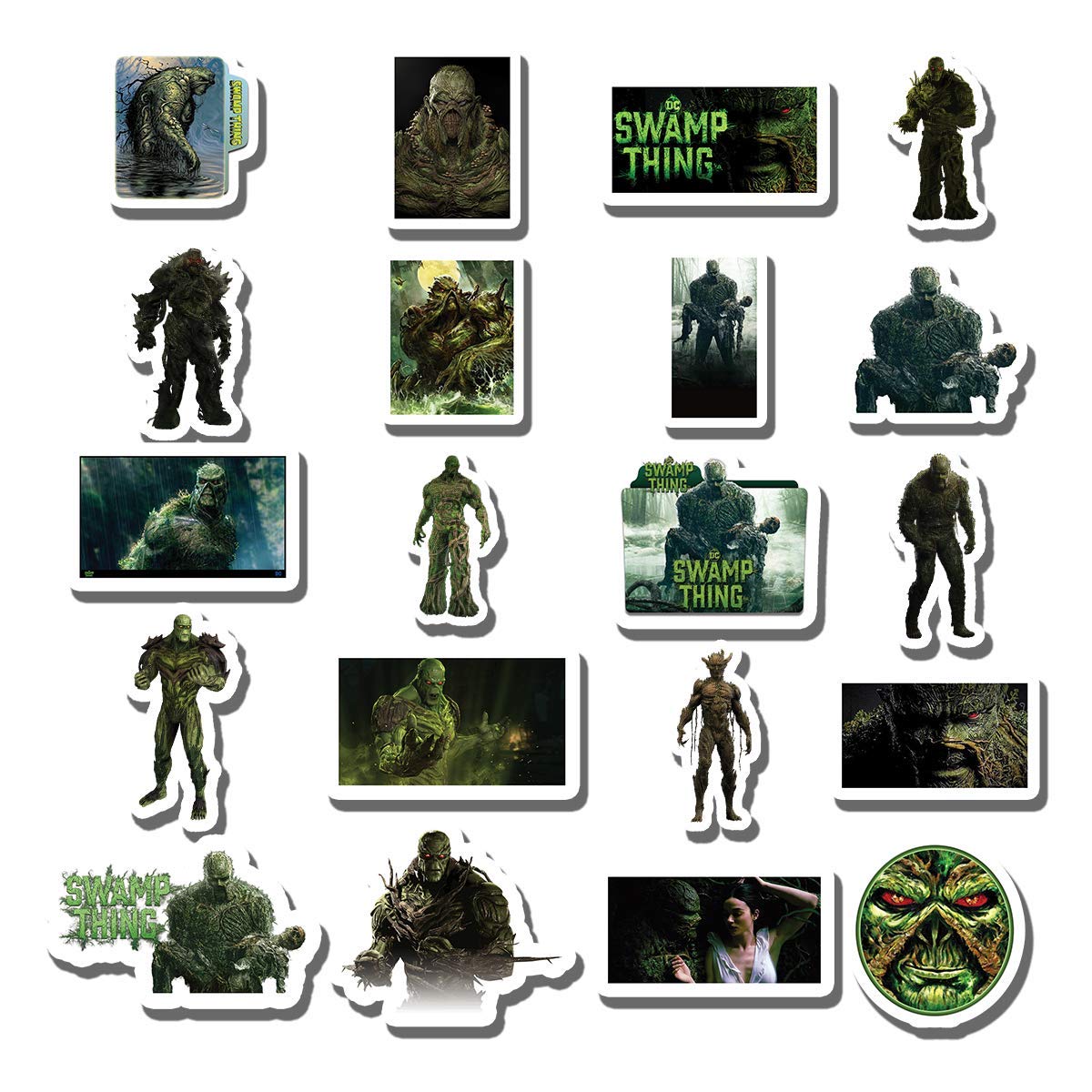 Amazon.com: 20 PCS Stickers Pack Swamp Aesthetic Thing Vinyl Colorful ...