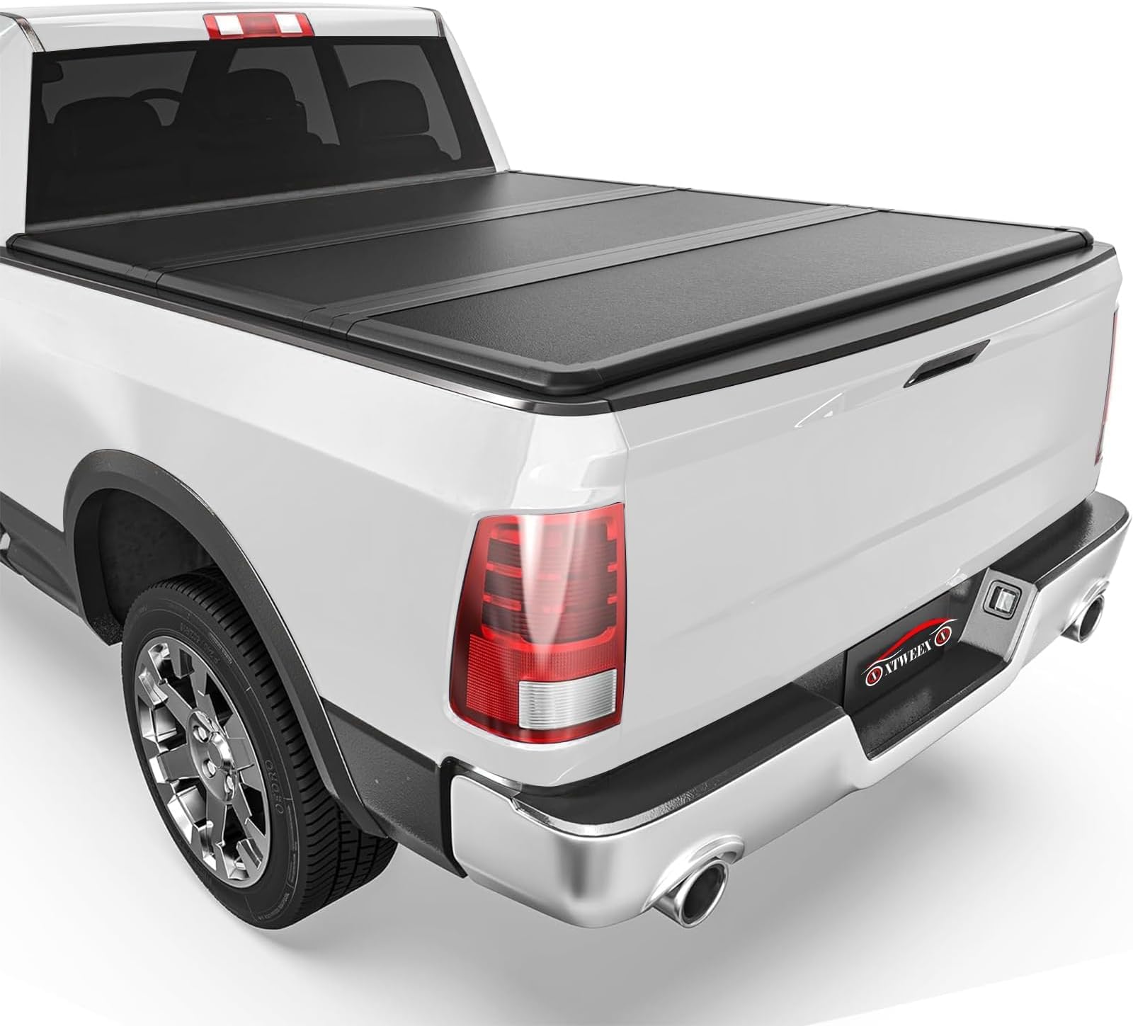 Amazon.com: XTWEEX FRP Hard Tri-fold Truck Bed Tonneau Cover Compatible ...