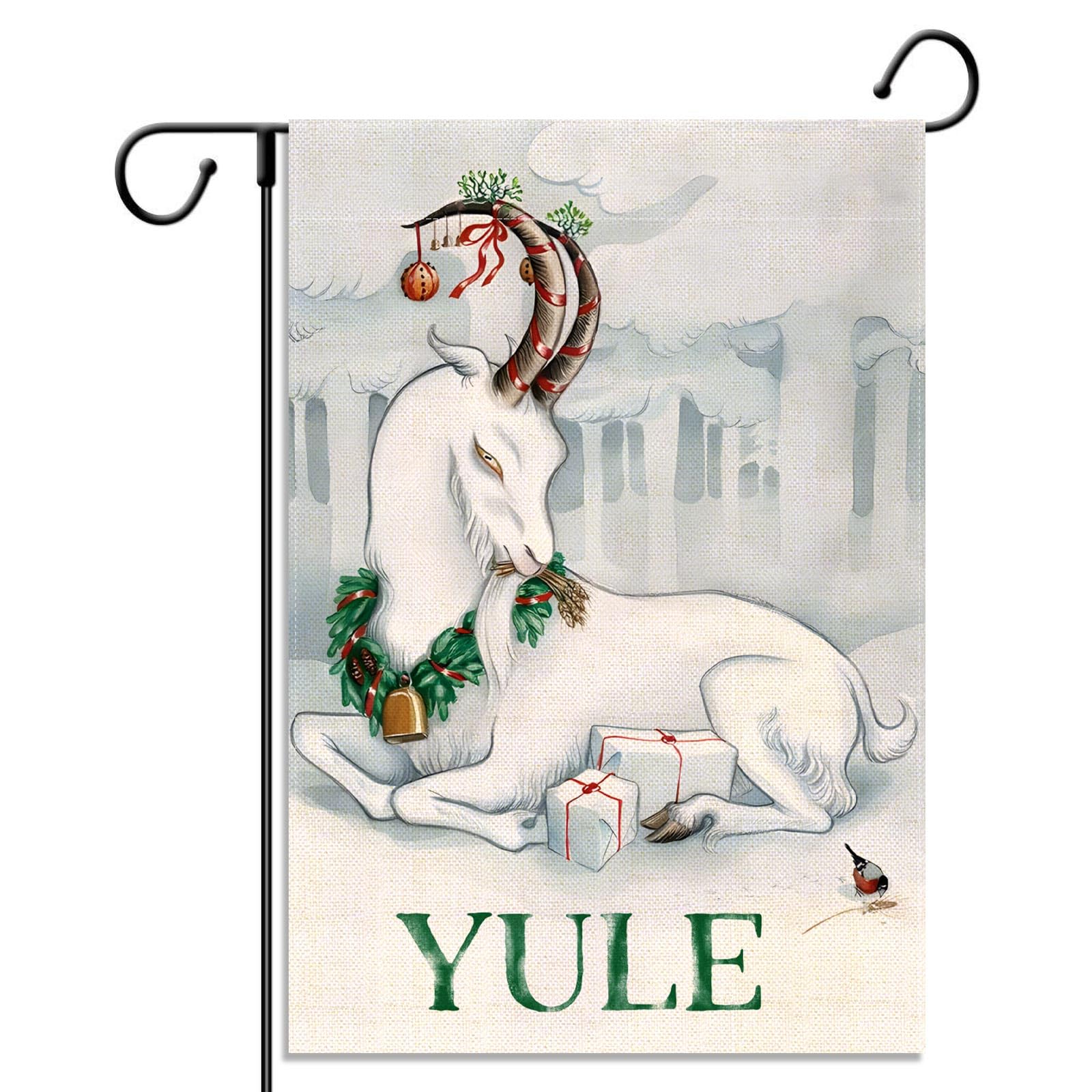 Amazon.com : Yule Garden Flag Christmas Pagan Winter Solstice Holiday ...