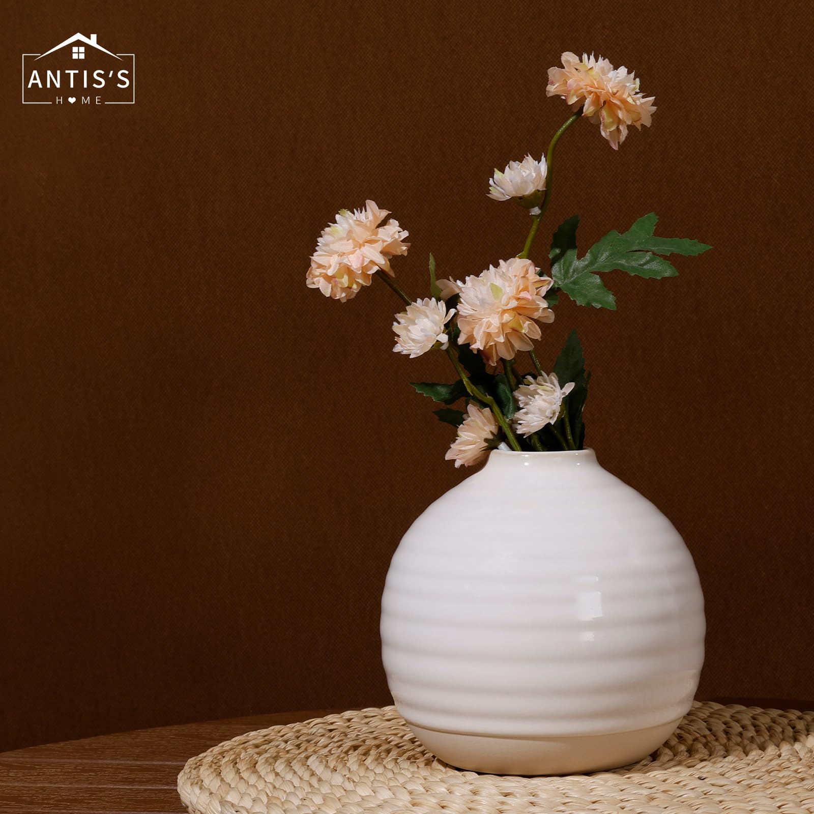 Small White Flower Vase