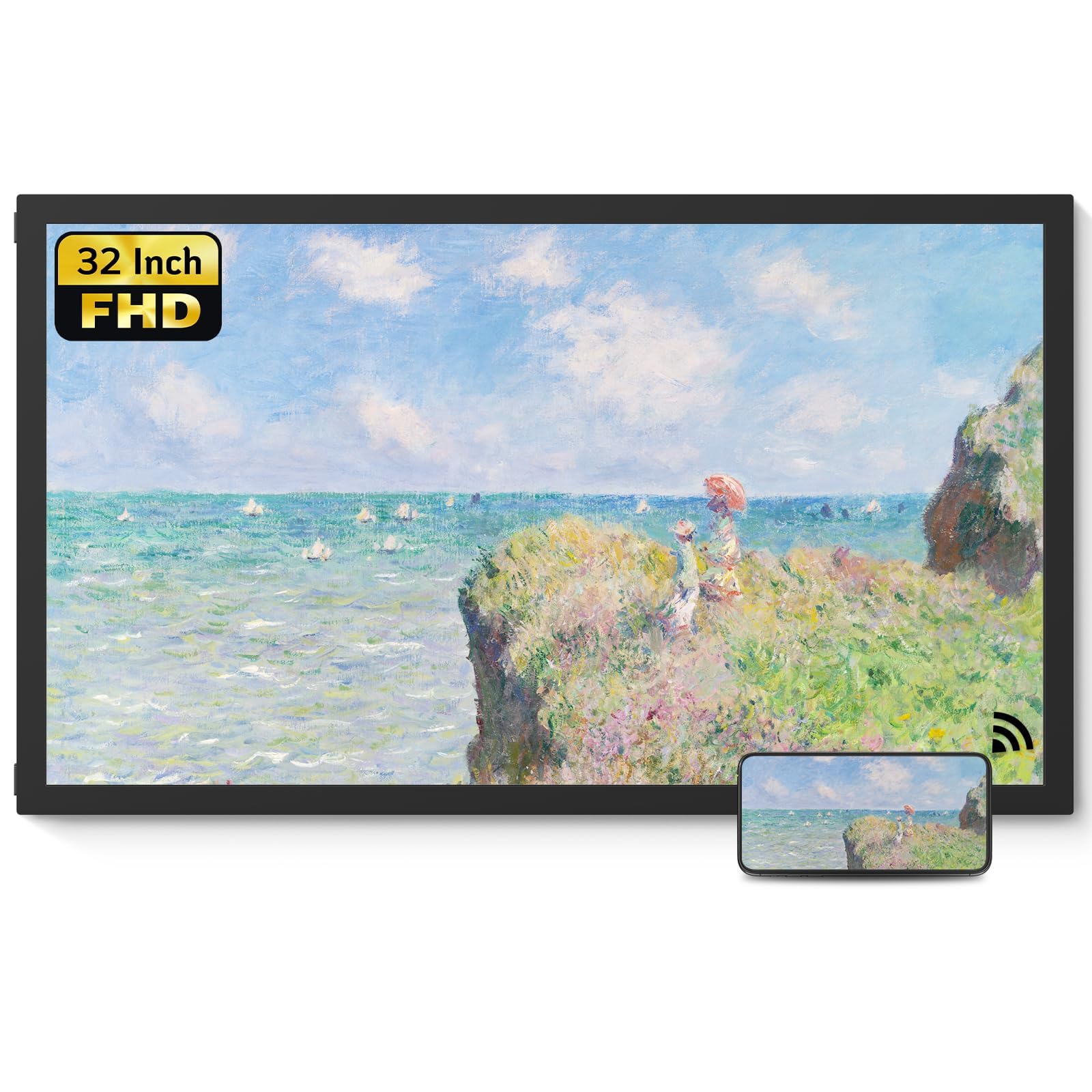 Amazon.com : NexFoto 32 Inch Digital Picture Frame 64GB, Large Digital ...