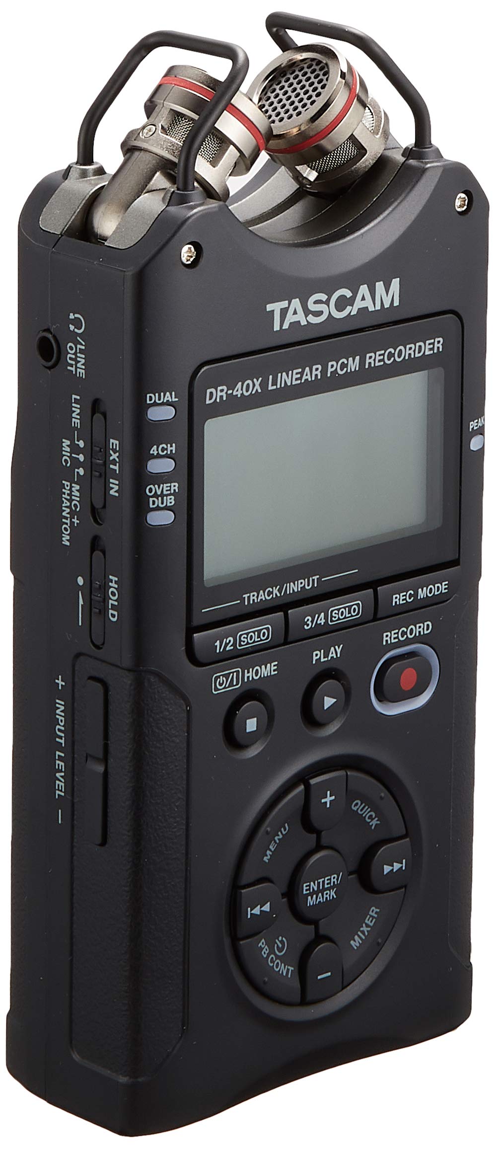 Amazon.com: Tascam DR-40X Portable Four-Track Audio Recorder and USB ...