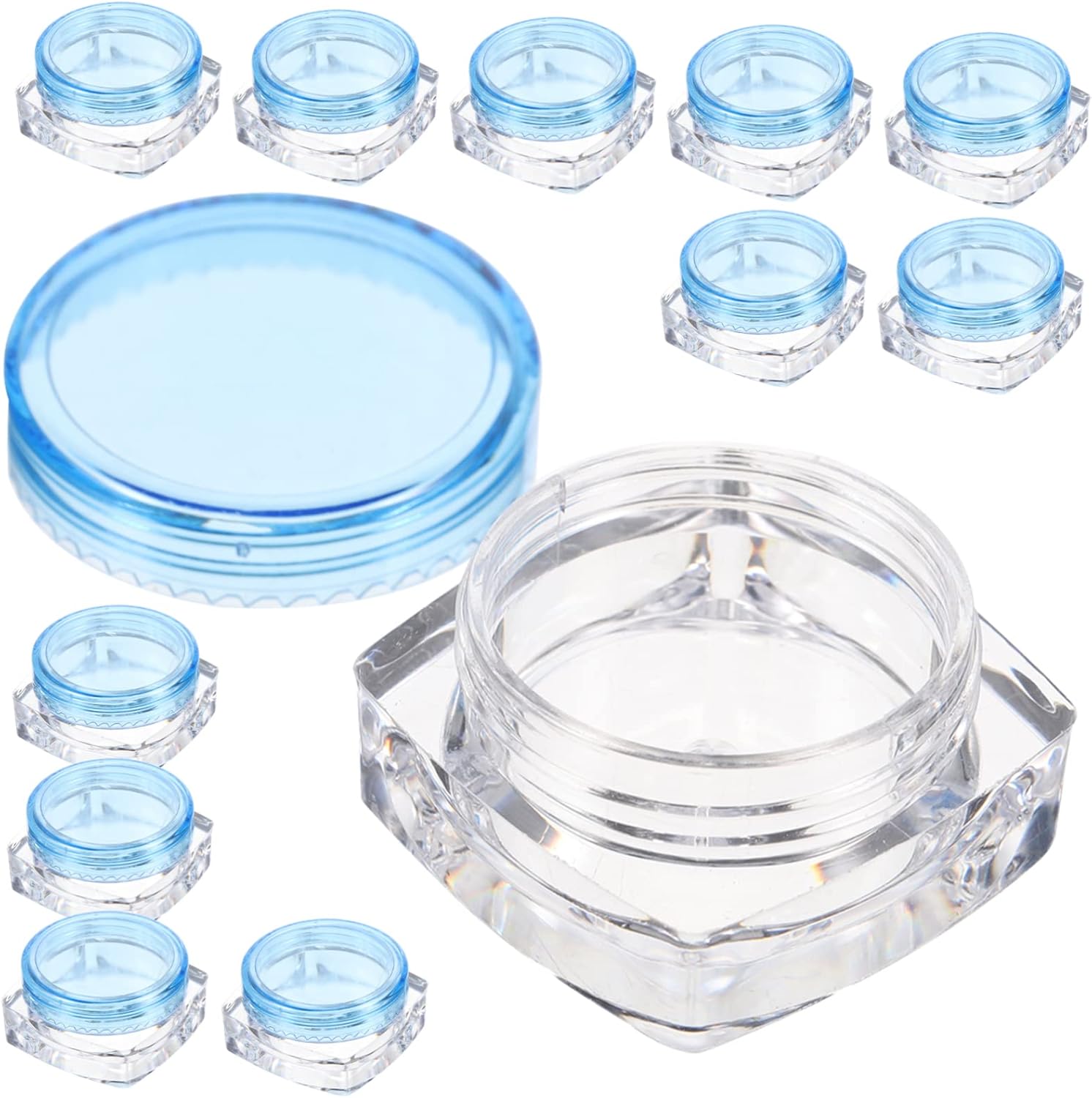 Amazon.com: STAHAD 12pcs Bottled Small Travel Cream Jars Mini Lotion ...