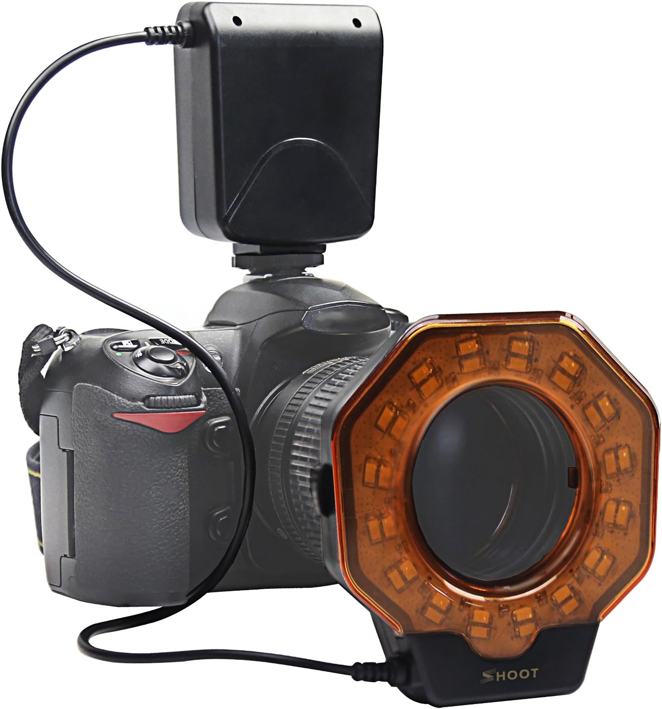 Amazon.com : SHOOT XT-103C Macro LED Ring Flash Light for Canon 5D ...