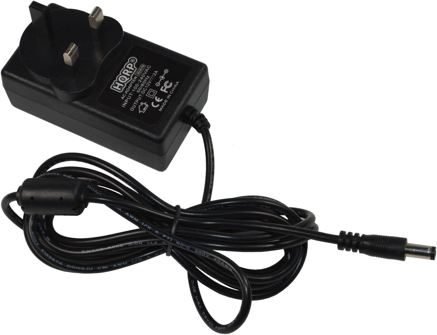 HQRP 12V 2A Power Supply/AC Adapter for Lorex CVA4902 Power Cord ...