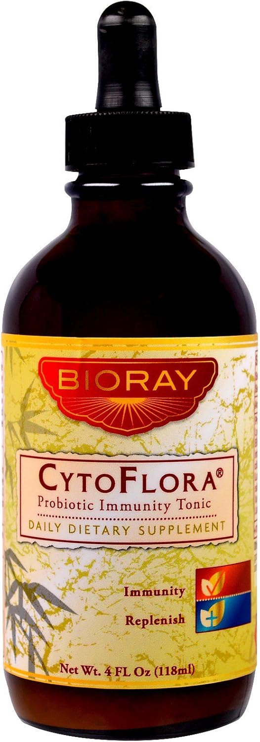 Amazon.com: BioRay Inc., CytoFlora, Probiotic Immunity Tonic, 4 fl oz ...