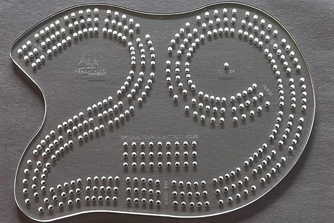 29 Design Cribbage Board Template 3-Track Heavy Duty Acrylic Jig with ...