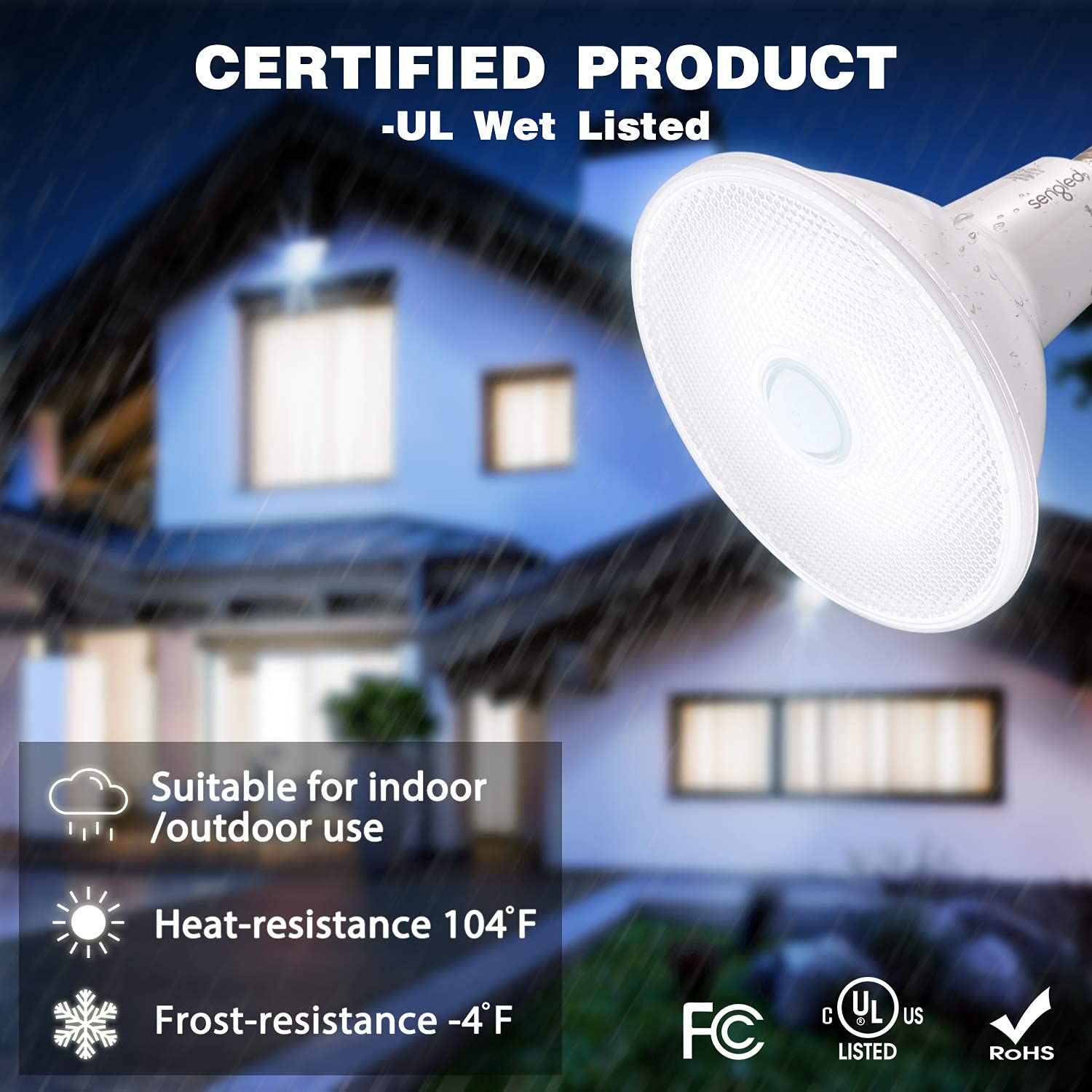 Snapklik.com : Sengled Outdoor Flood Light Bulbs Motion Activated ...