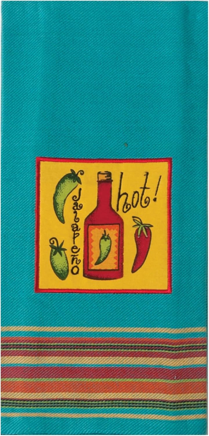 Amazon.com: Kay Dee Designs Hot Applique Tea Towel : Home & Kitchen