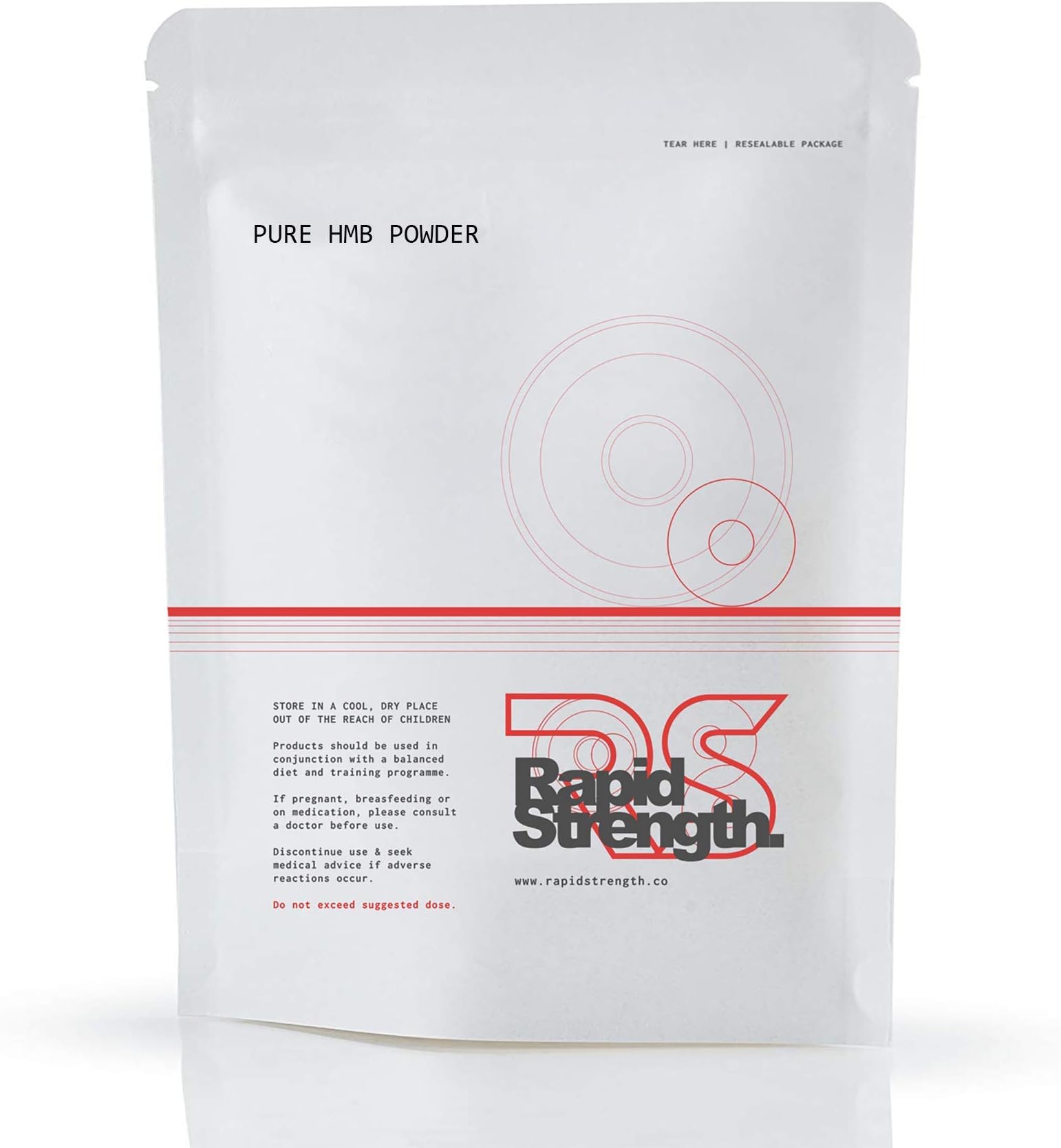 Amazon.com: Rapid Strength Pure HMB Powder 100g Muscle Maintenance ...