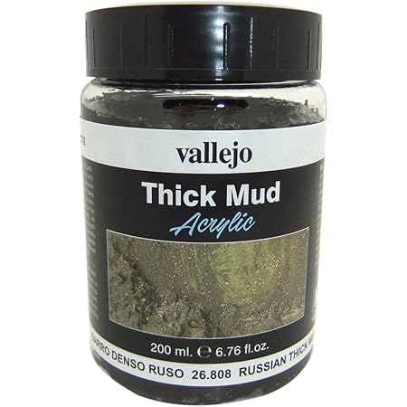 Amazon.com: Vallejo Light Brown Thick Mud Model Paint Kit : Arts ...