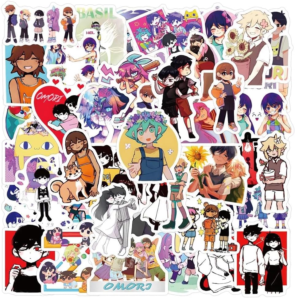 Amazon.com: Omori Stickers, 120Pcs Omori Game Stickers Pack Waterproof ...