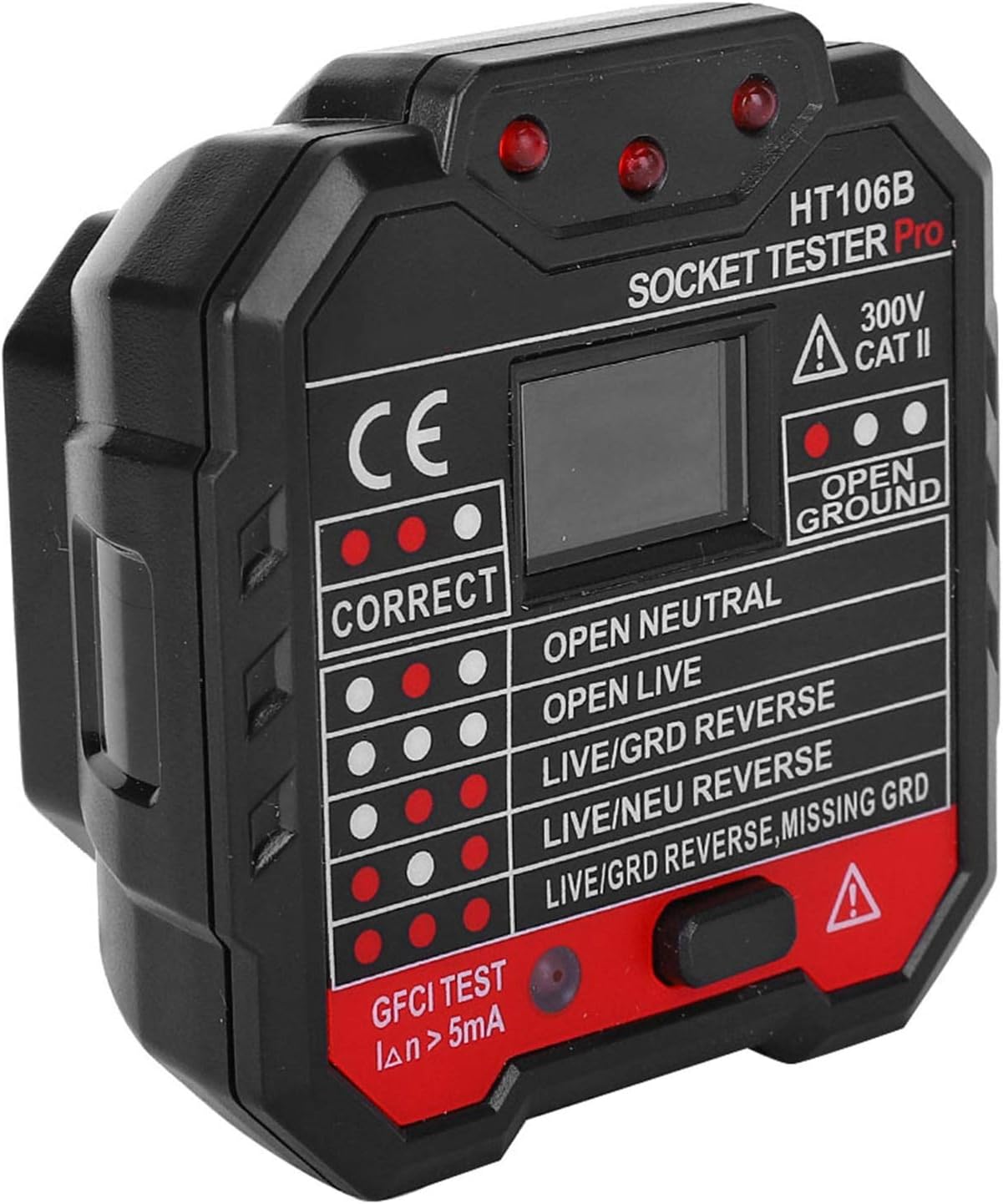 Socket Tester, HT106B Multi function Electric Socket Tester Mains ...