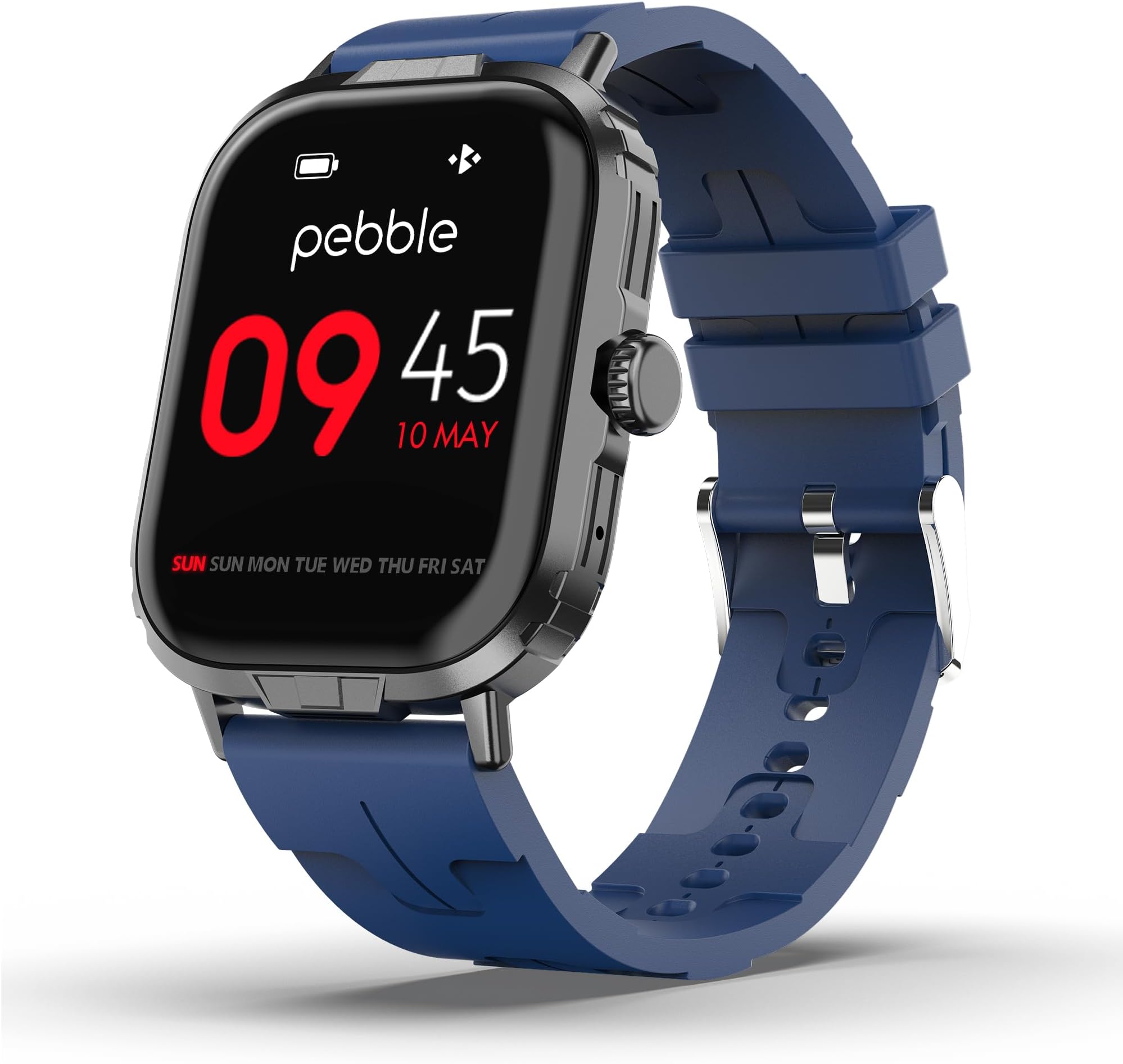Pebble Rio 1.39" Amoled Display | Unique Polygonal Bezel Less Design ...